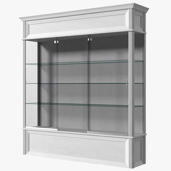 Trophy Display Case White 3D - TurboSquid 1855942