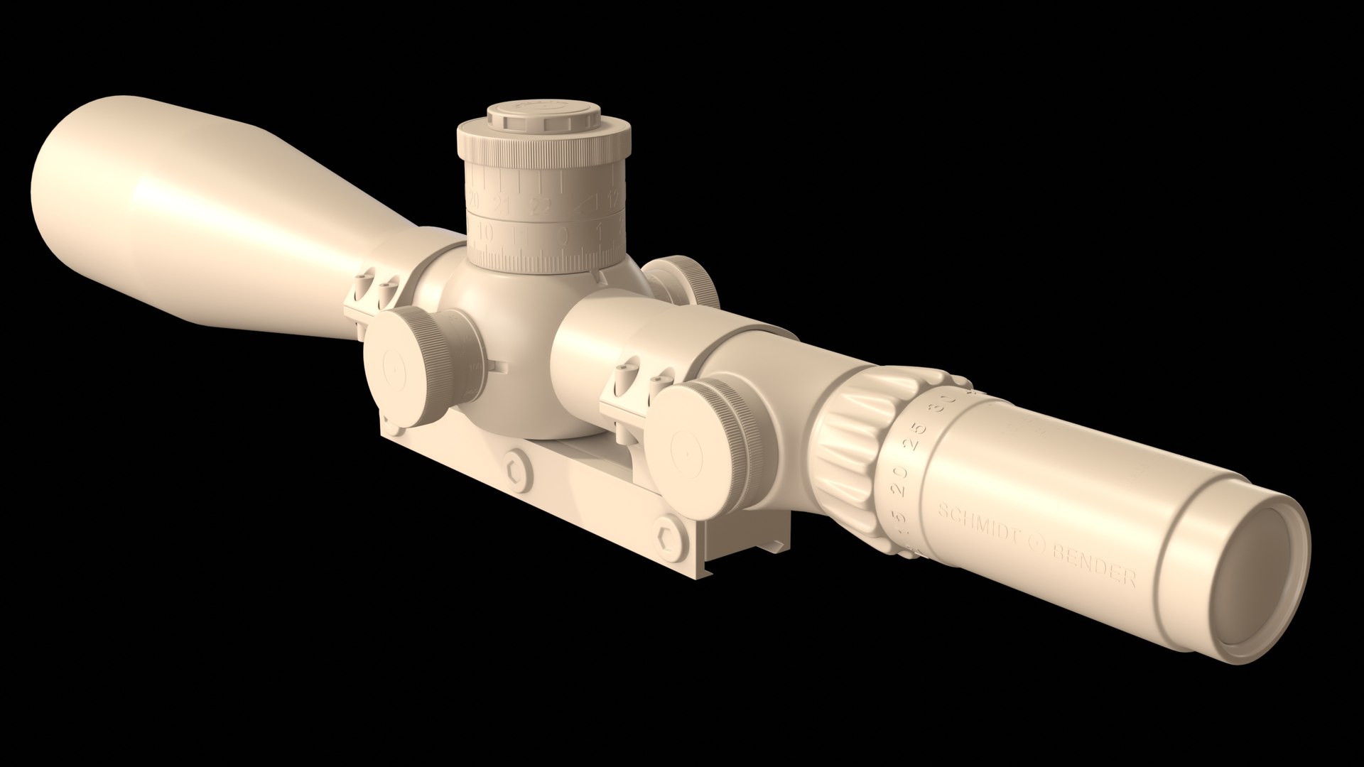 Rifle Scope 3D - TurboSquid 1566988