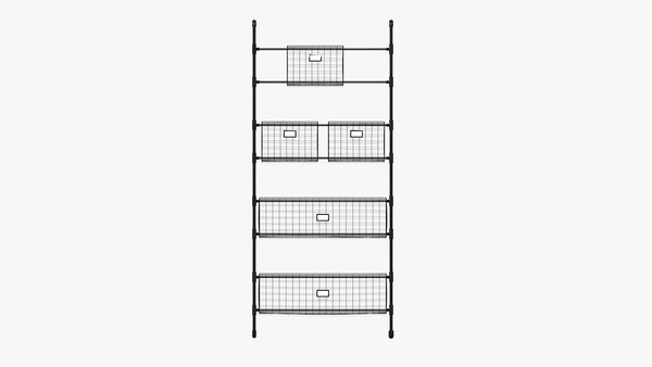 Black Metal Wall Shelf 3D model - TurboSquid 2039558