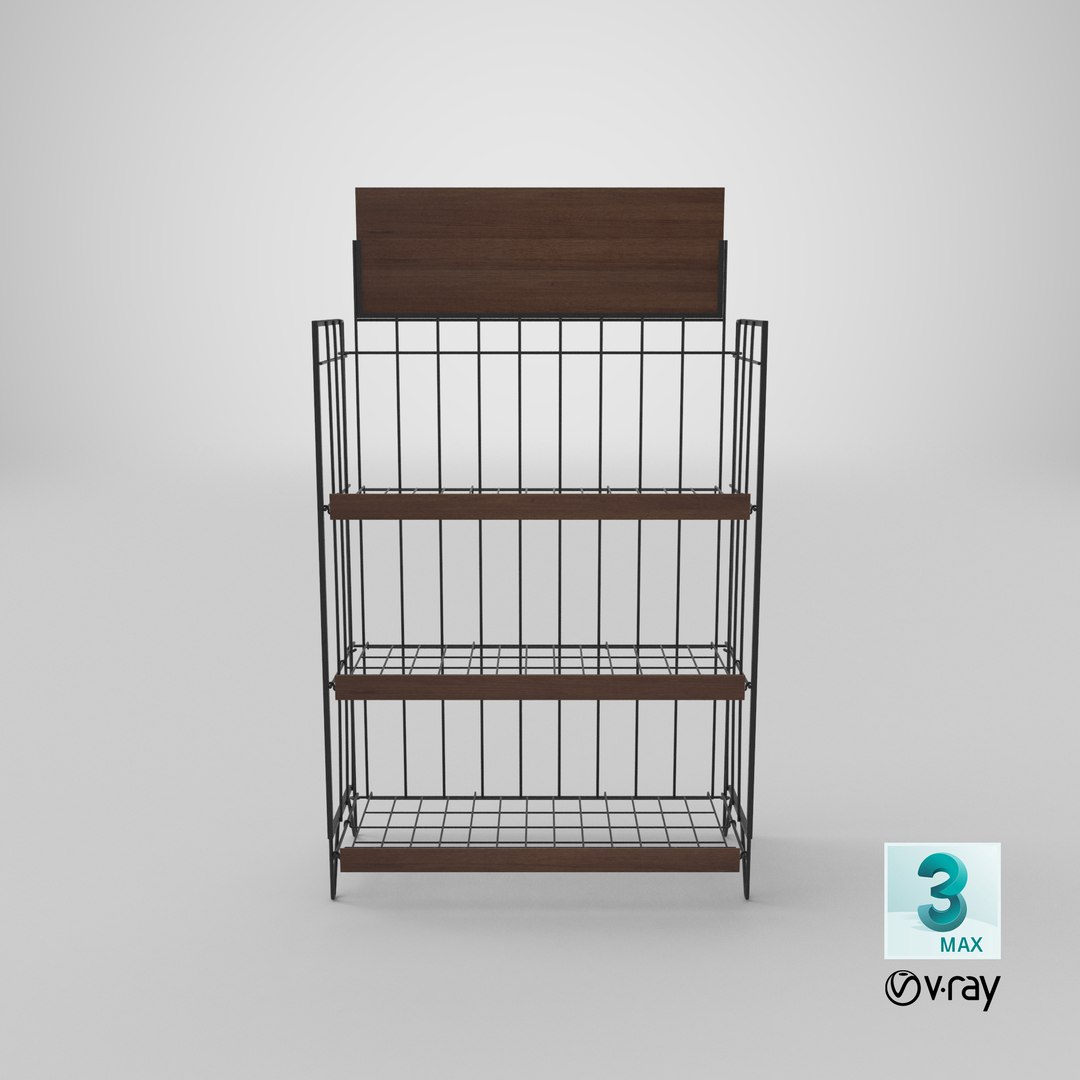 3D model display rack 03 - TurboSquid 1225716