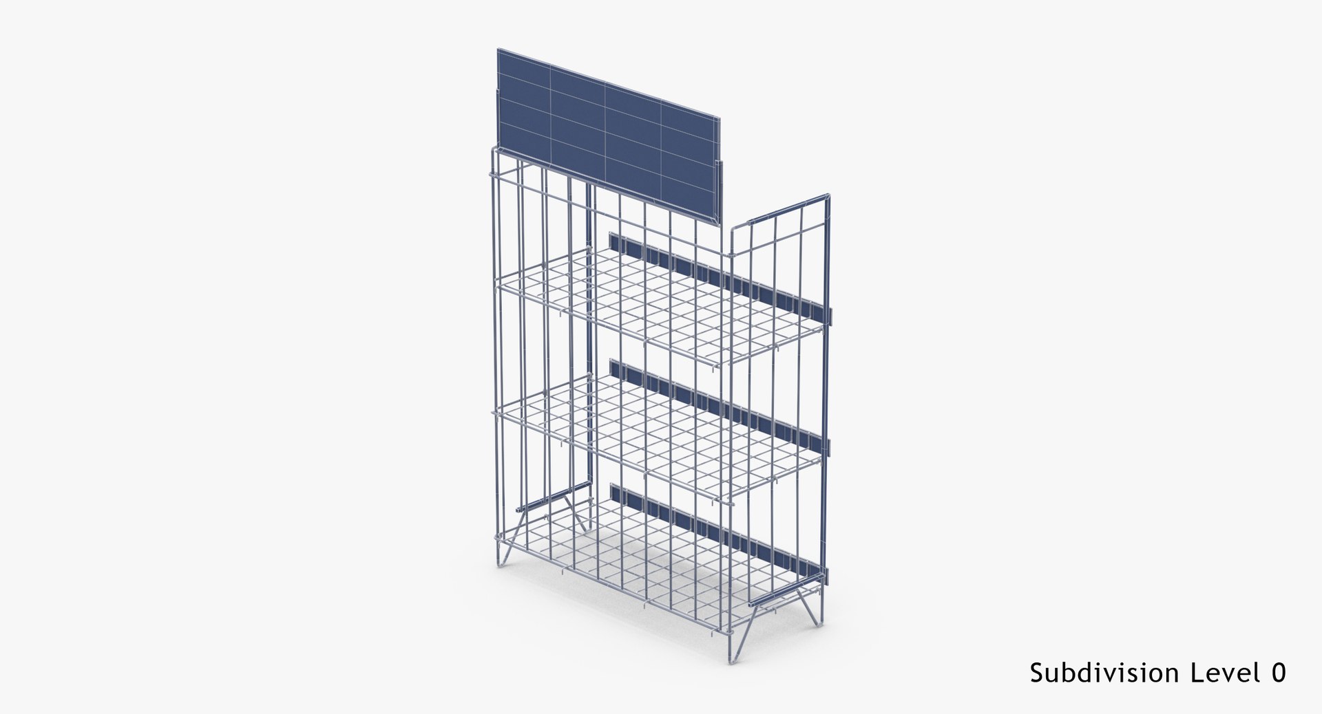 3D model display rack 03 - TurboSquid 1225716