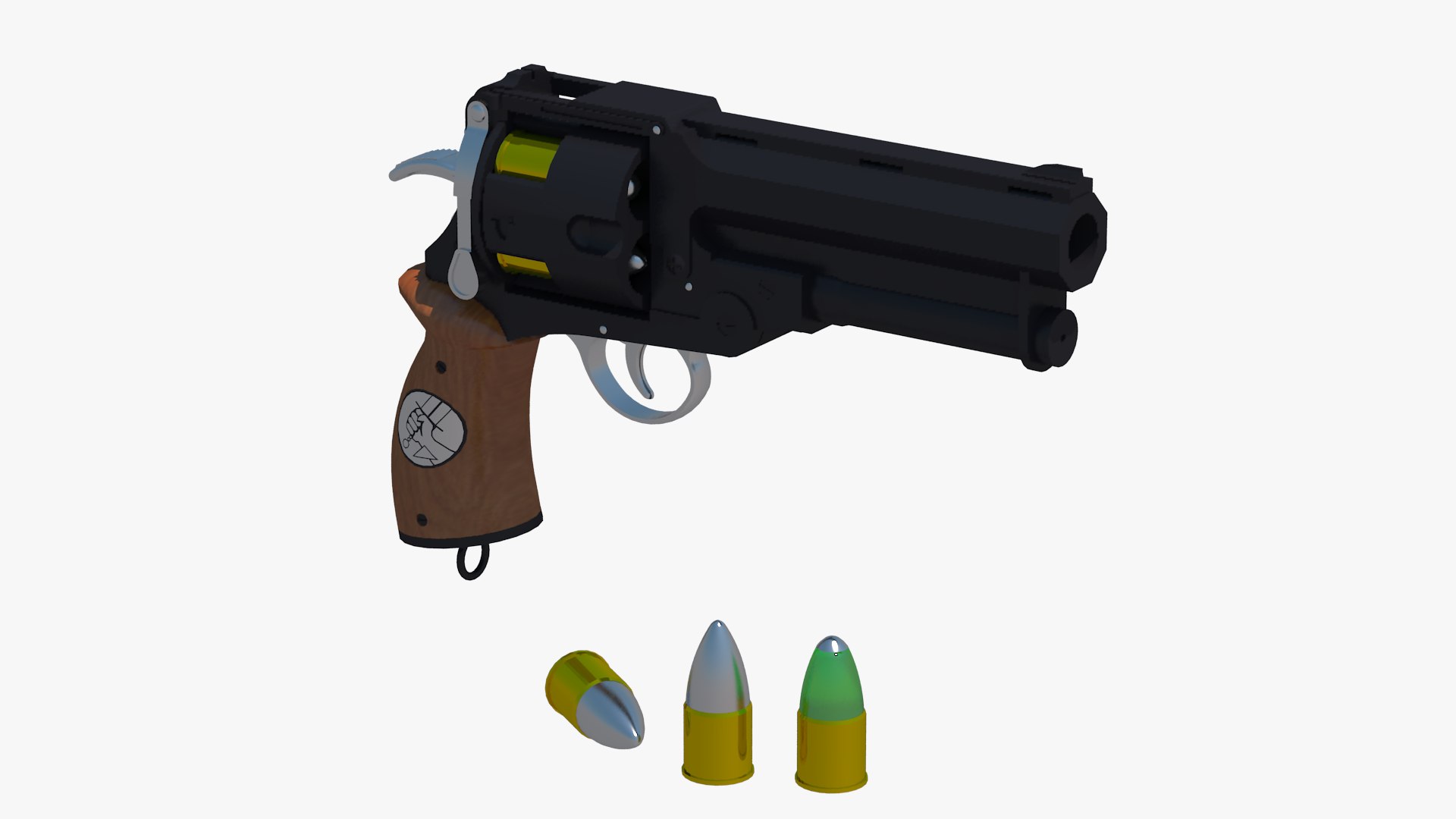 SAMARITAN Revolver Model - TurboSquid 1811571