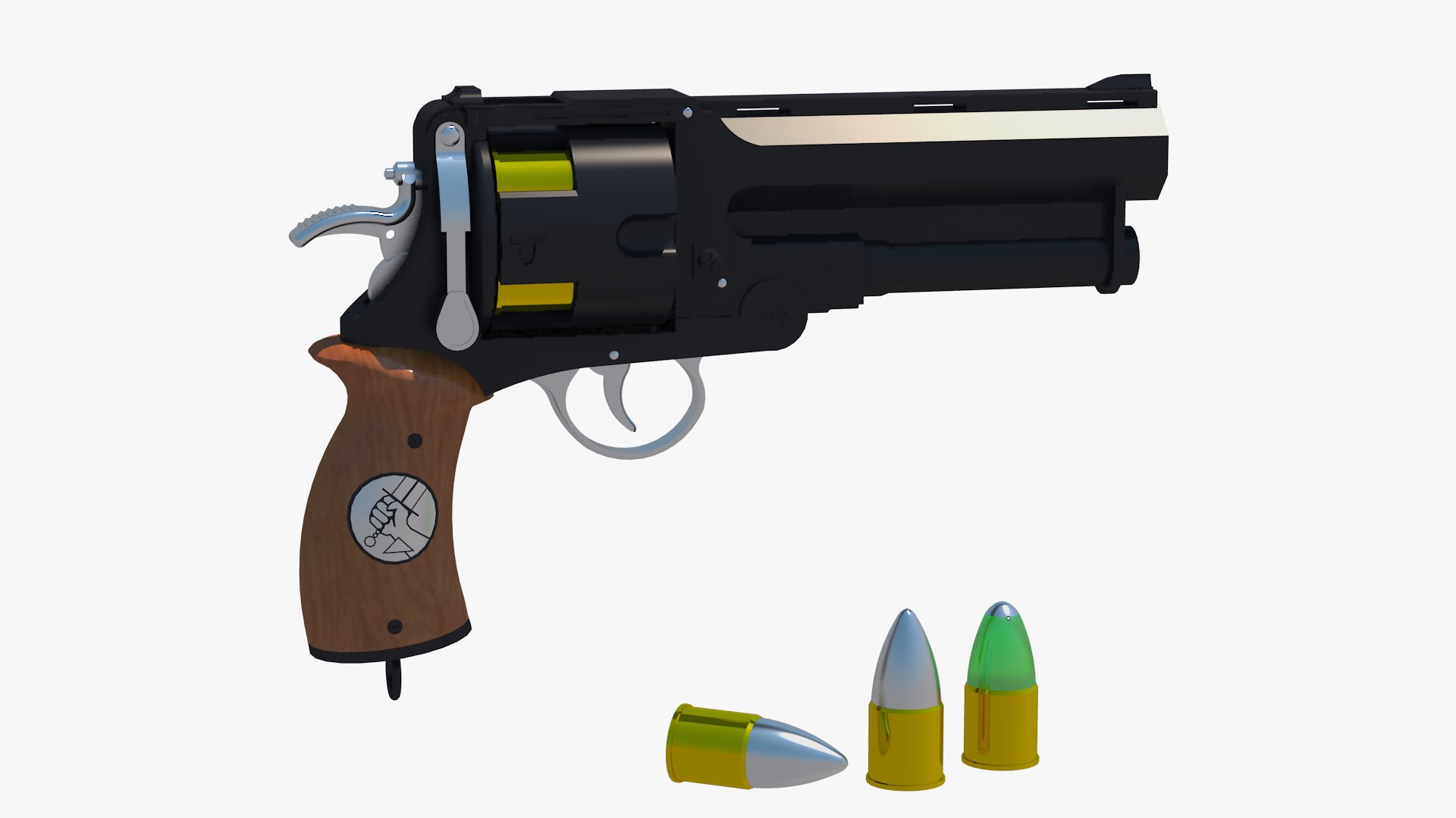 SAMARITAN Revolver Model - TurboSquid 1811571