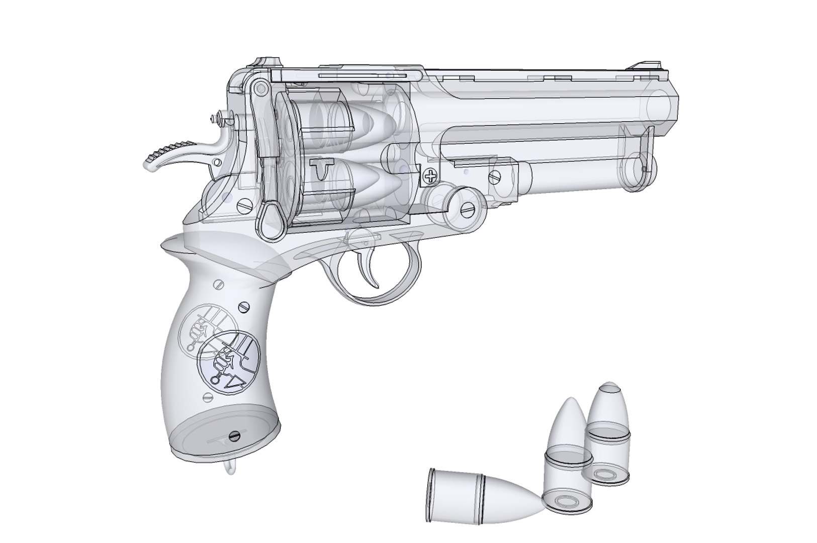 SAMARITAN Revolver Model - TurboSquid 1811571