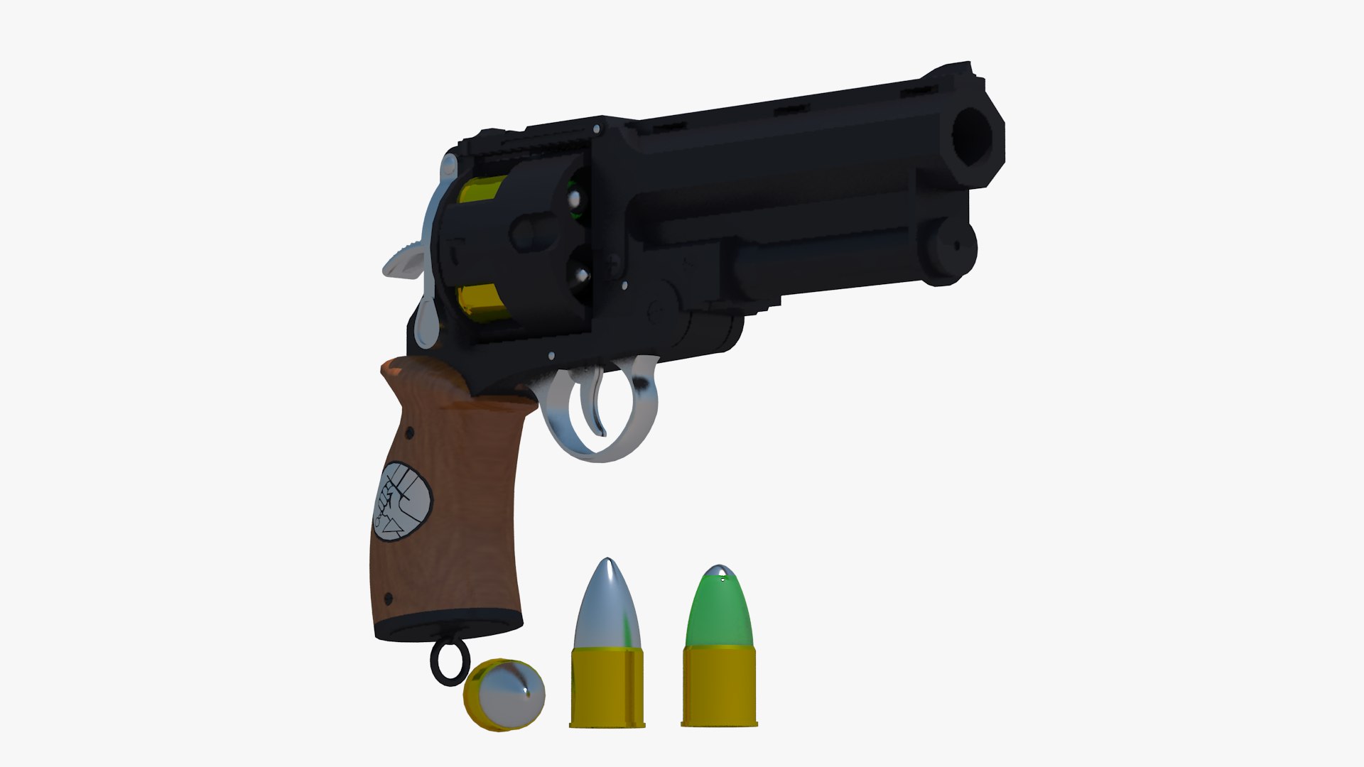 SAMARITAN Revolver Model - TurboSquid 1811571