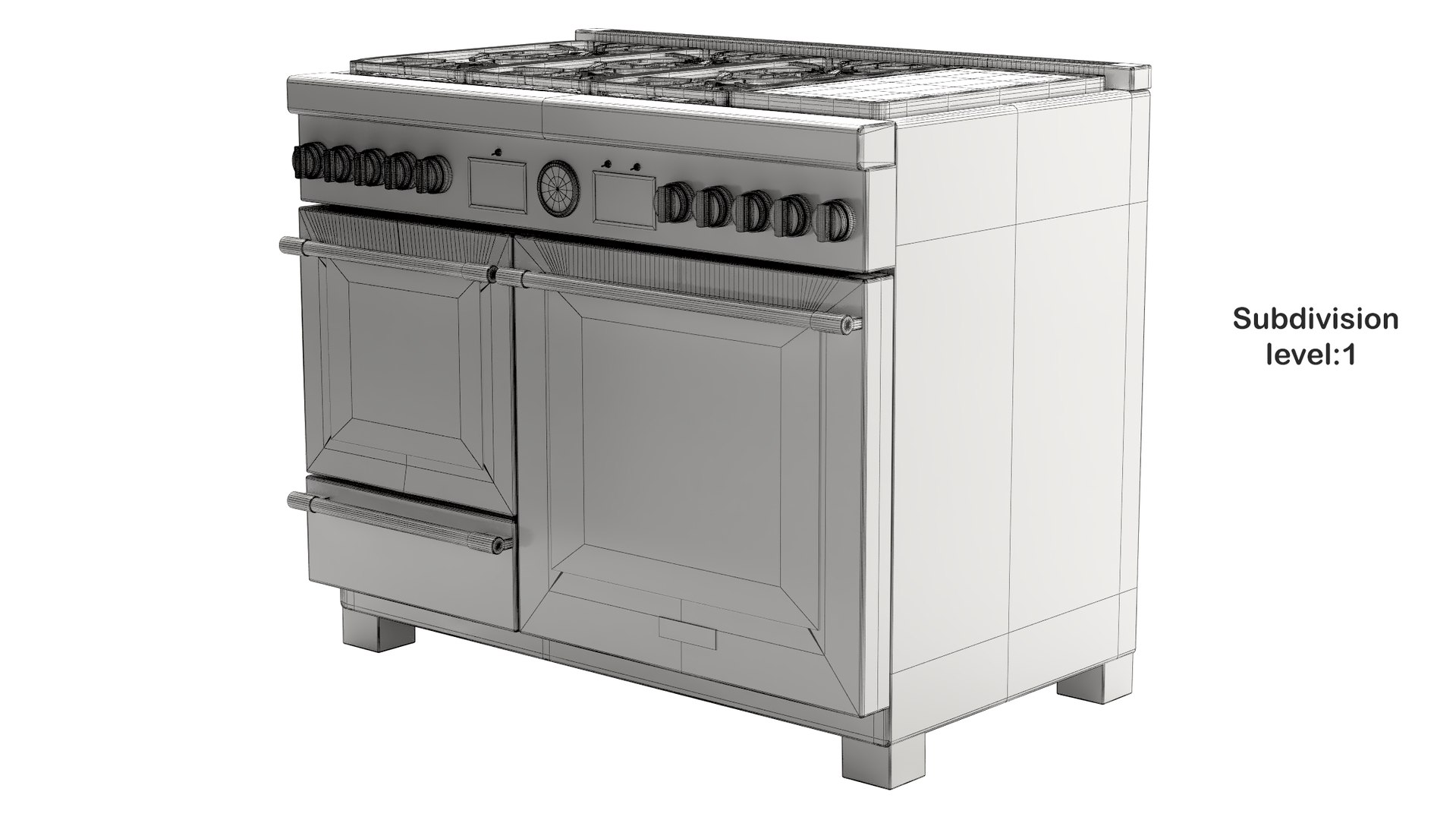 Thermador PRD48WISGU 3D Model - TurboSquid 1726355