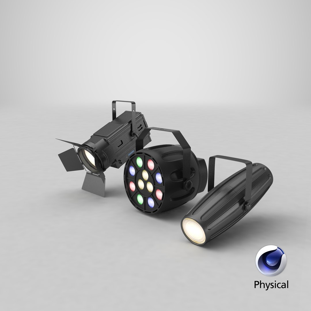 3D Three Stage Lights - TurboSquid 1863722