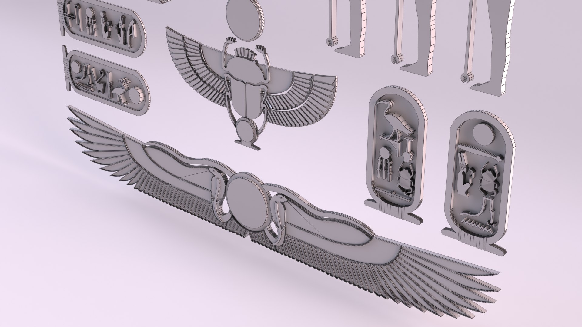 Egyptian Symbols - 048 3D Model - TurboSquid 2233502
