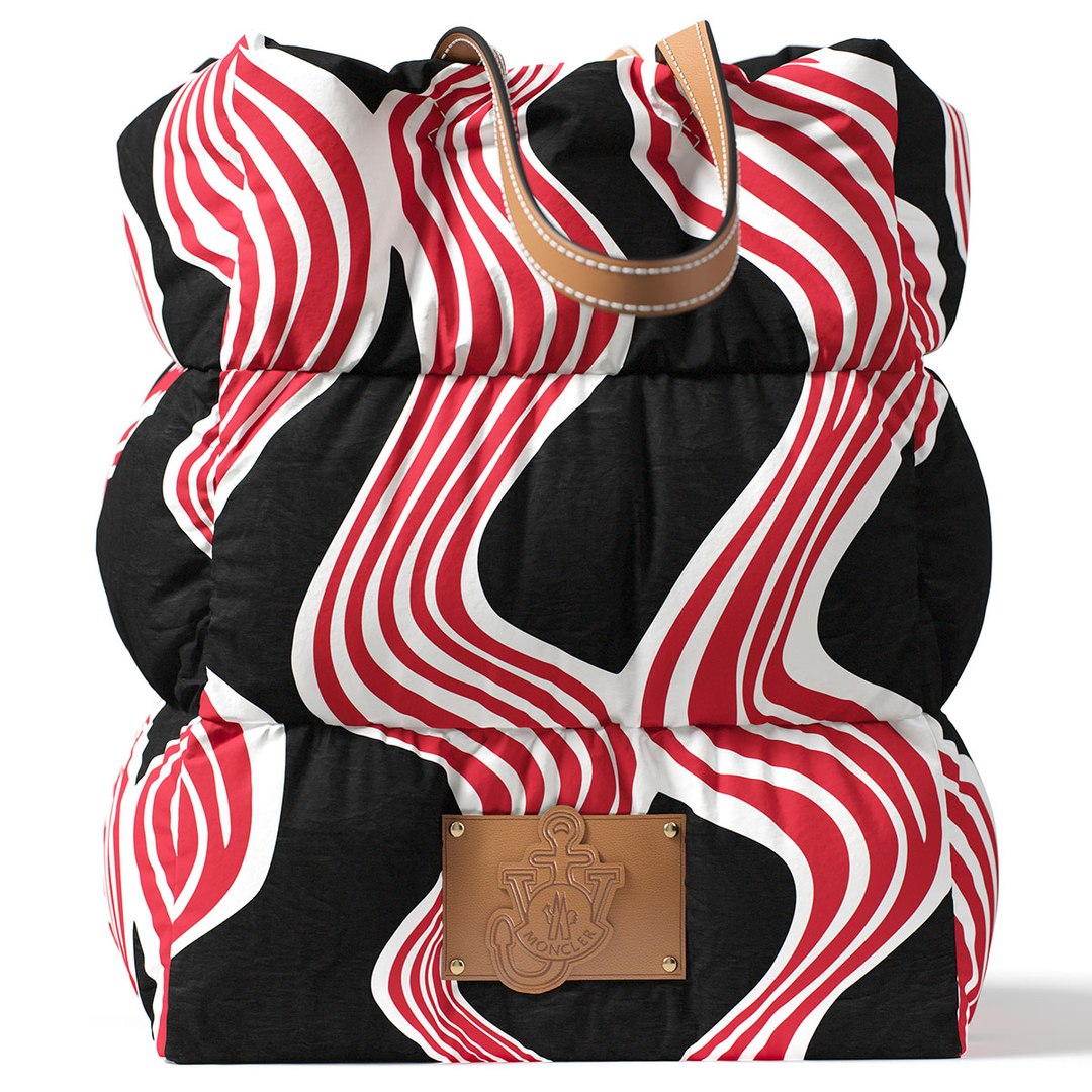 Moncler JW Anderson Tote Bag Pattern Pose 03 3D Model - TurboSquid 1937398
