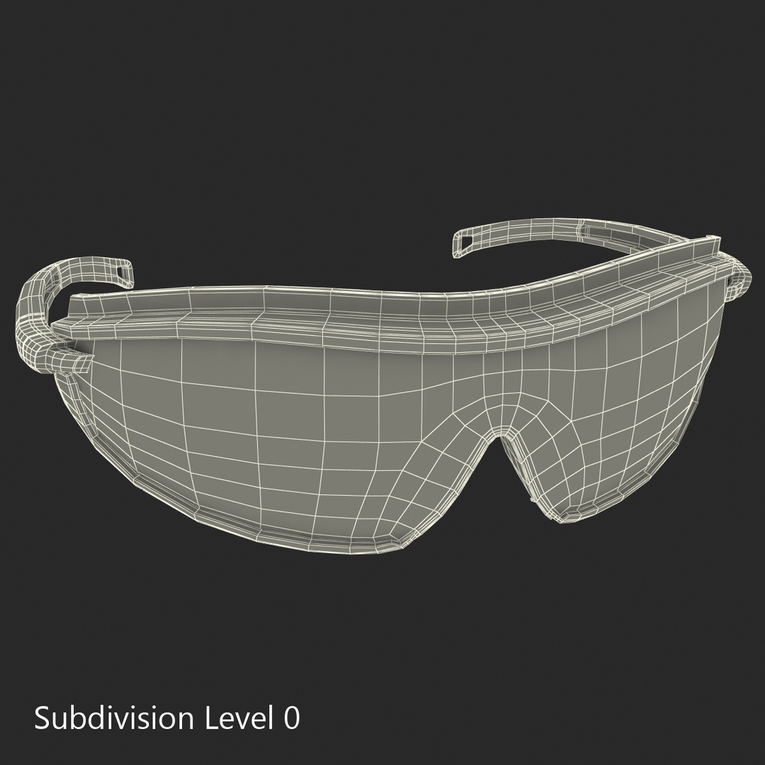 3d model safety glasses 2 pyramex