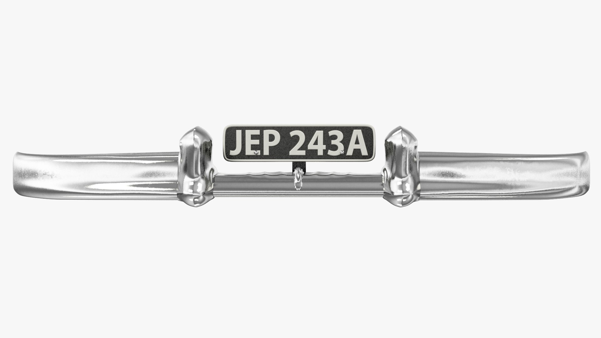 Retro Car Bumper V1 3D Model - TurboSquid 2030150