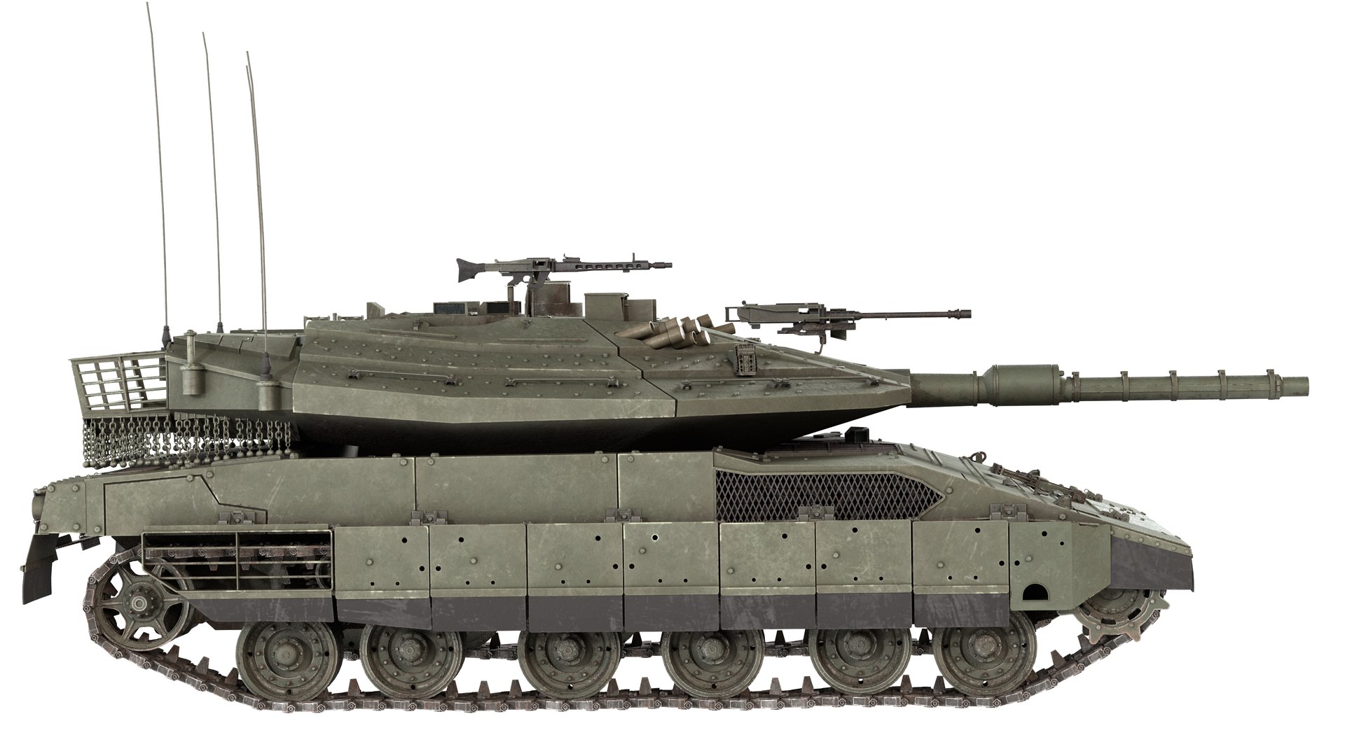 3D Model Merkava Mk4 Battle Tank - TurboSquid 2257909