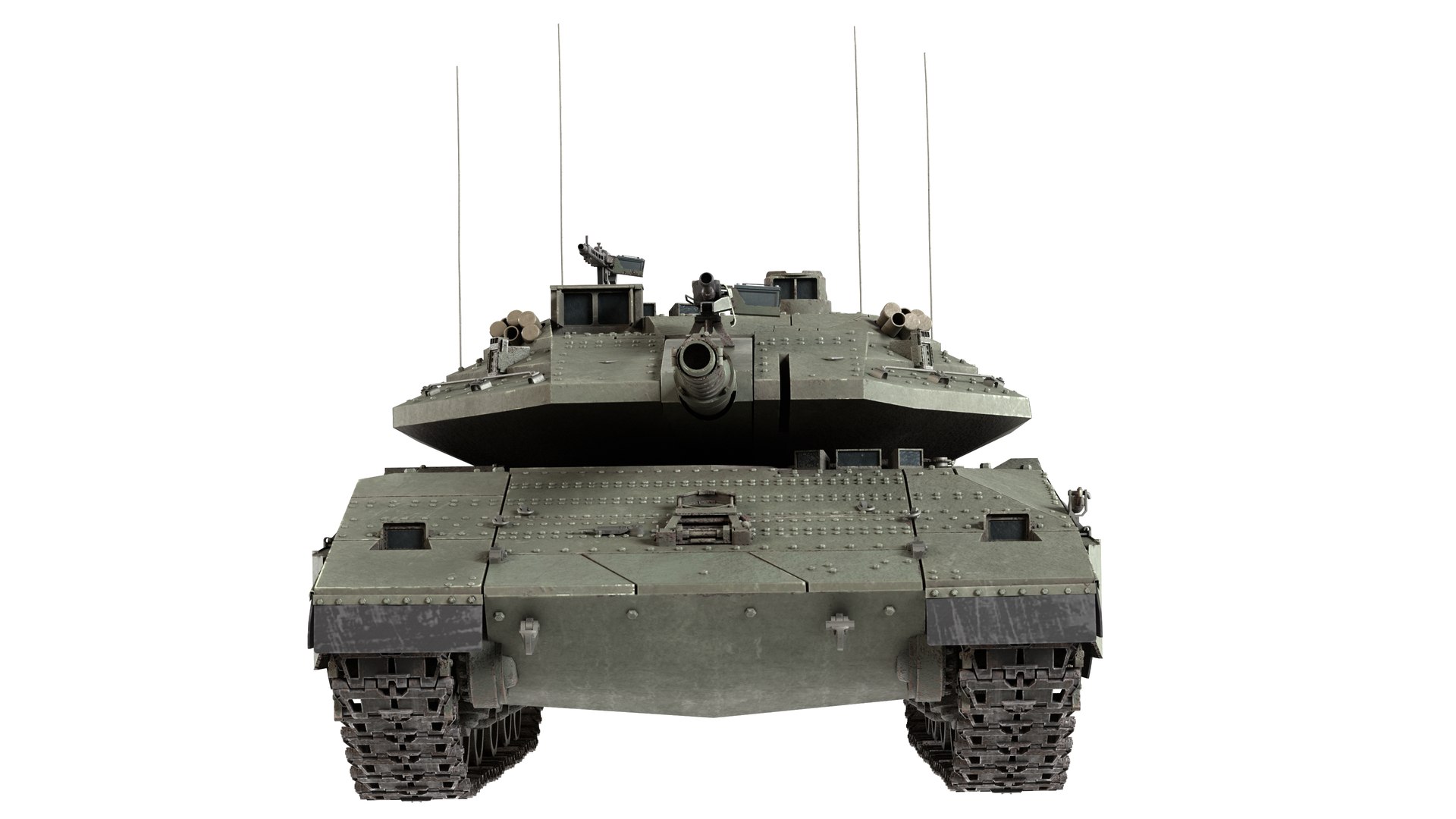 3D Model Merkava Mk4 Battle Tank - TurboSquid 2257909