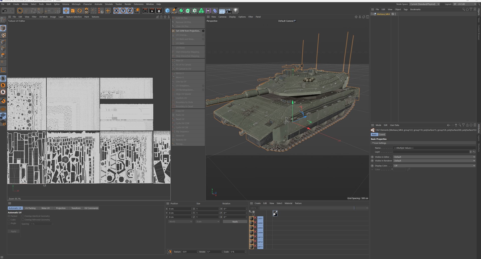 3D Model Merkava Mk4 Battle Tank - TurboSquid 2257909