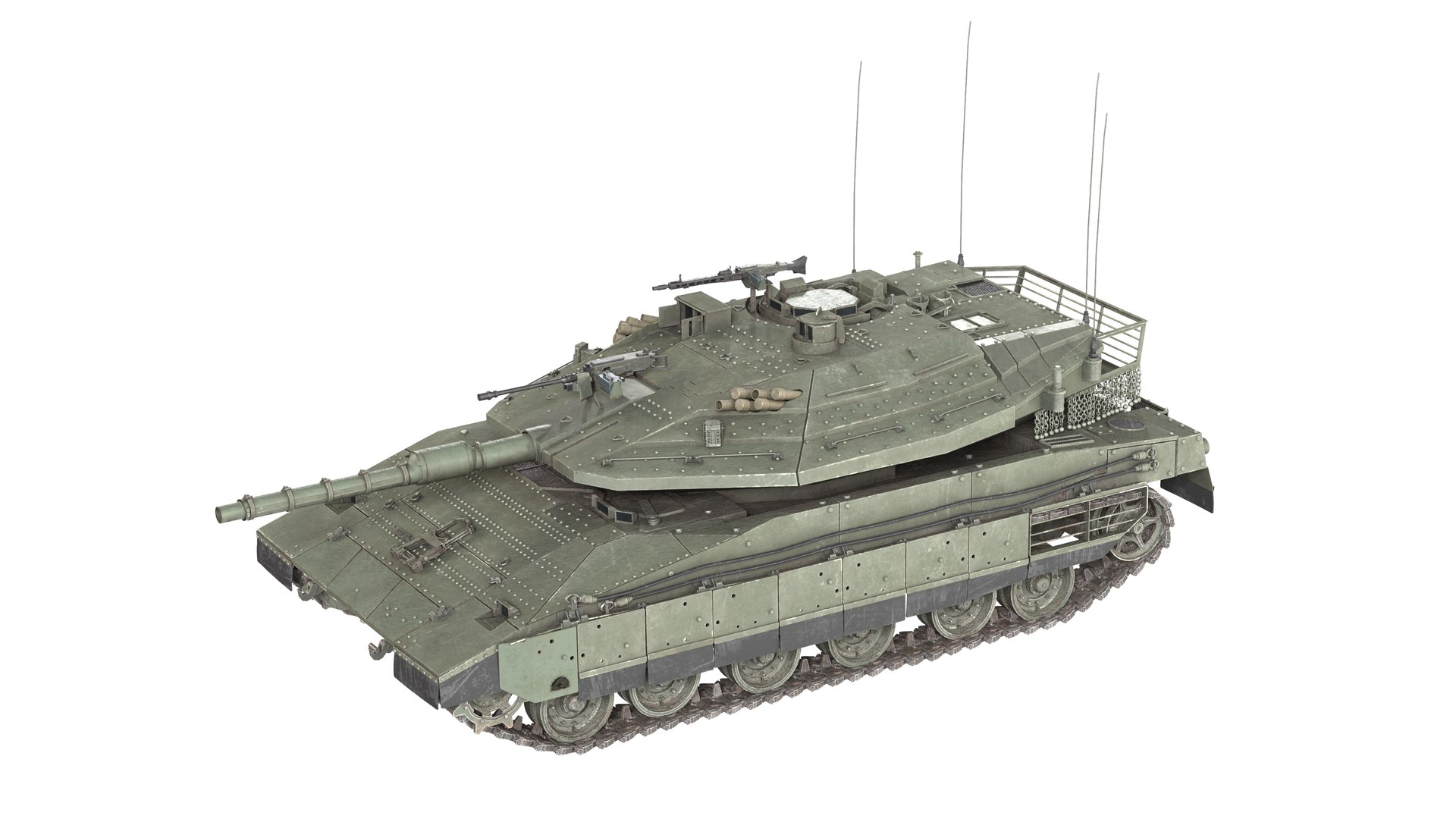 3D Model Merkava Mk4 Battle Tank - TurboSquid 2257909