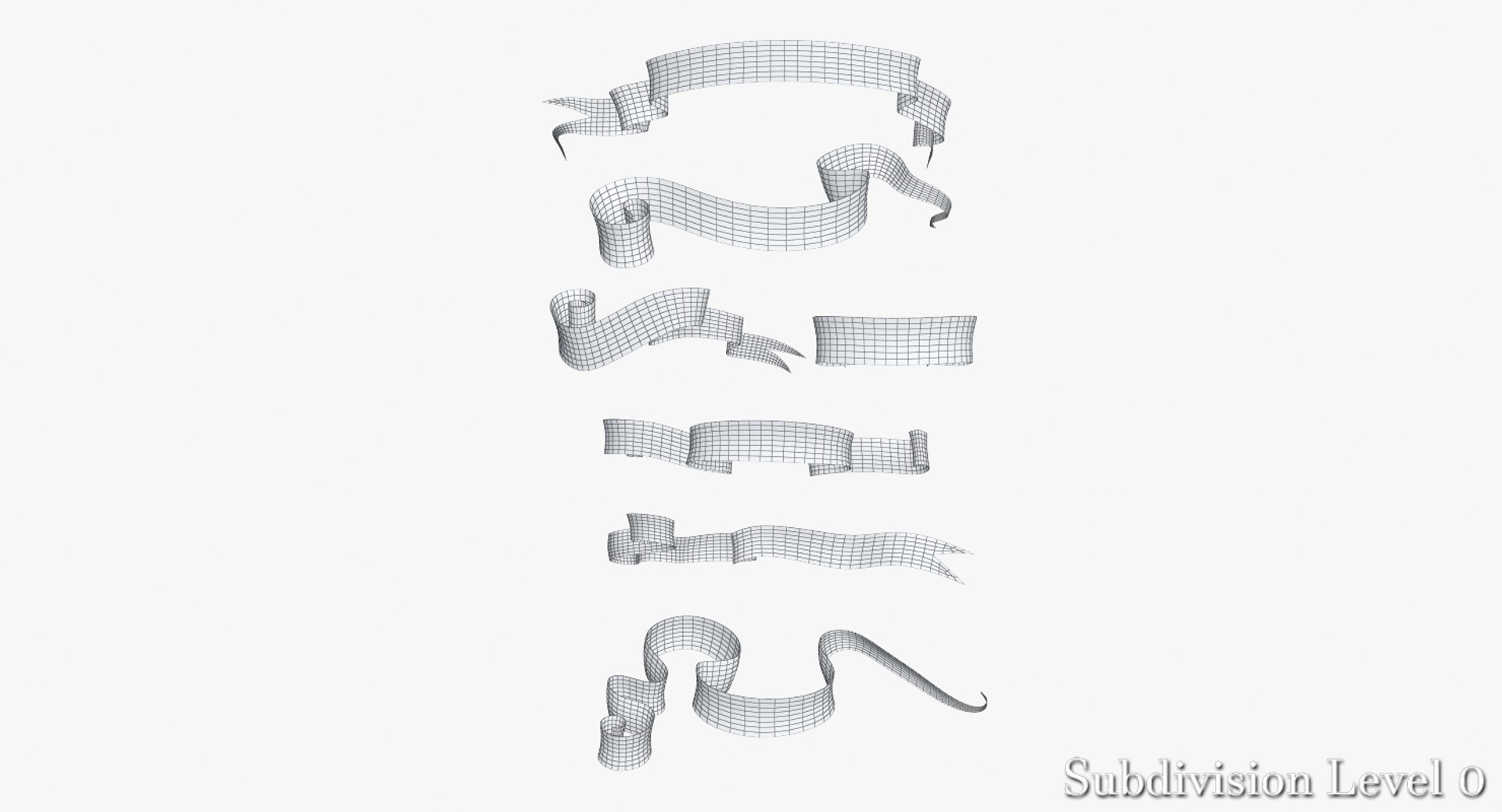 Banner Set 3D Model | 1148918 | TurboSquid