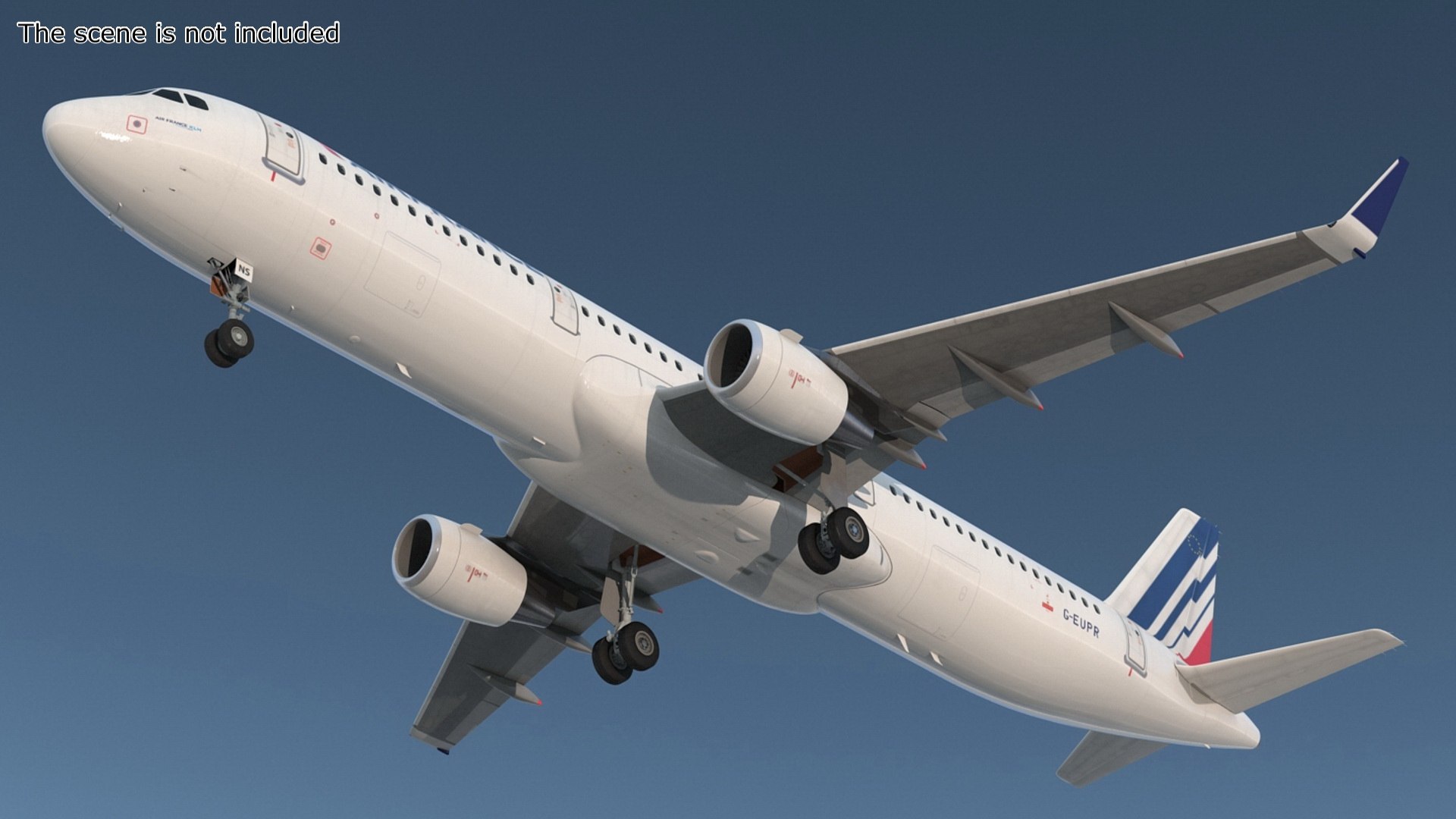 3D Air France Airbus A321 With Interior And Doors - TurboSquid 2377294