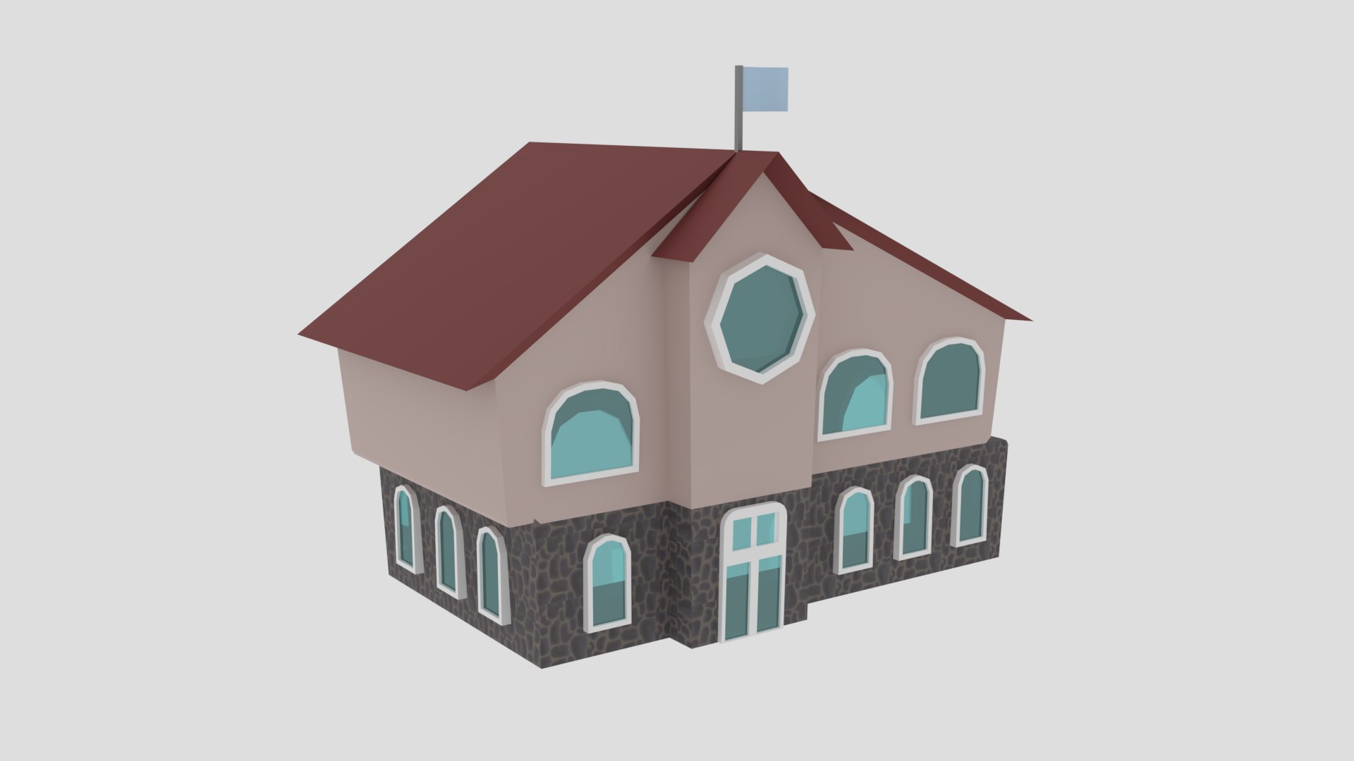 3D Polygonal Buildings Set 8 - TurboSquid 1384693