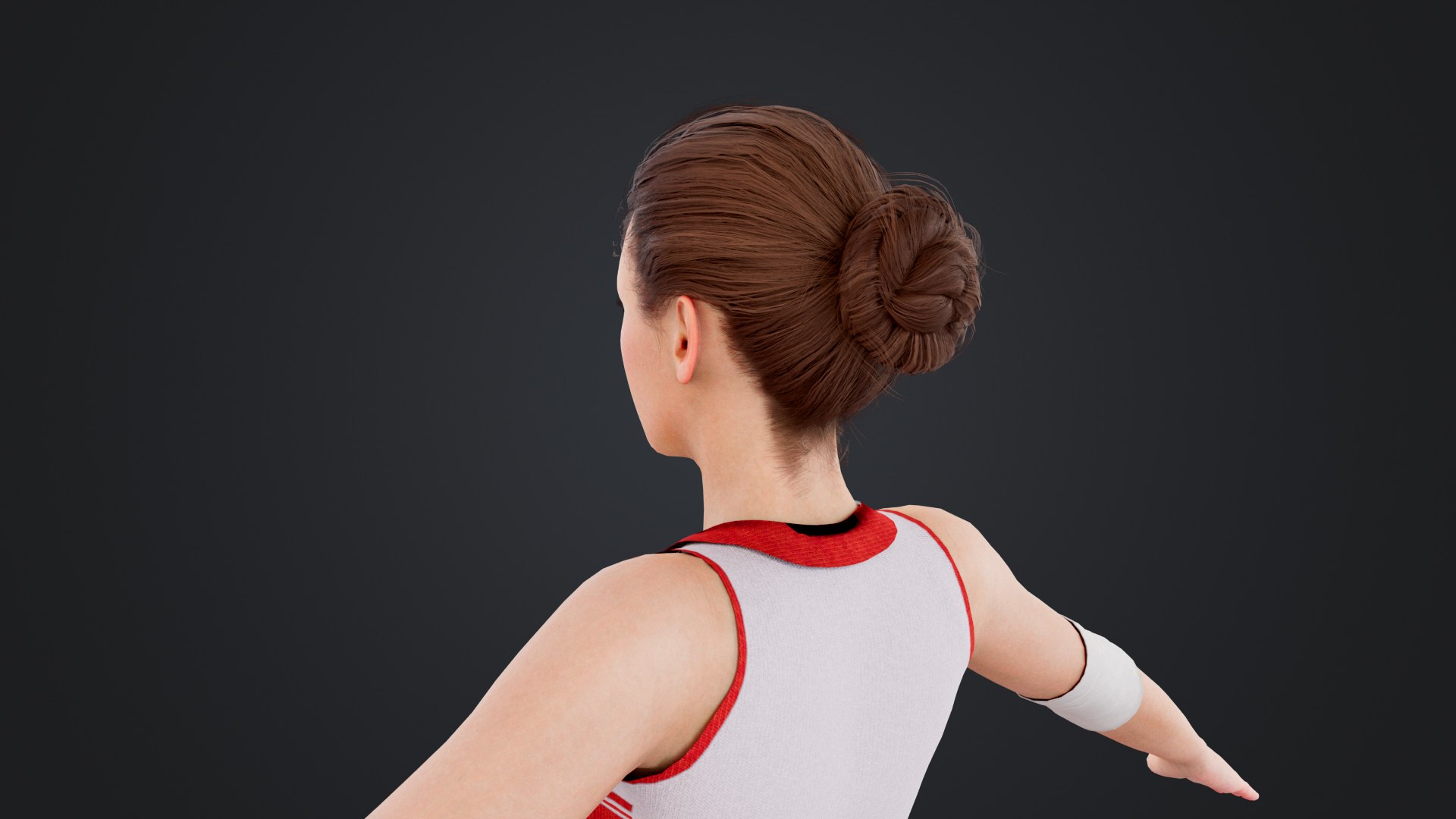 3D Female Volleyball Player Model - TurboSquid 2392192