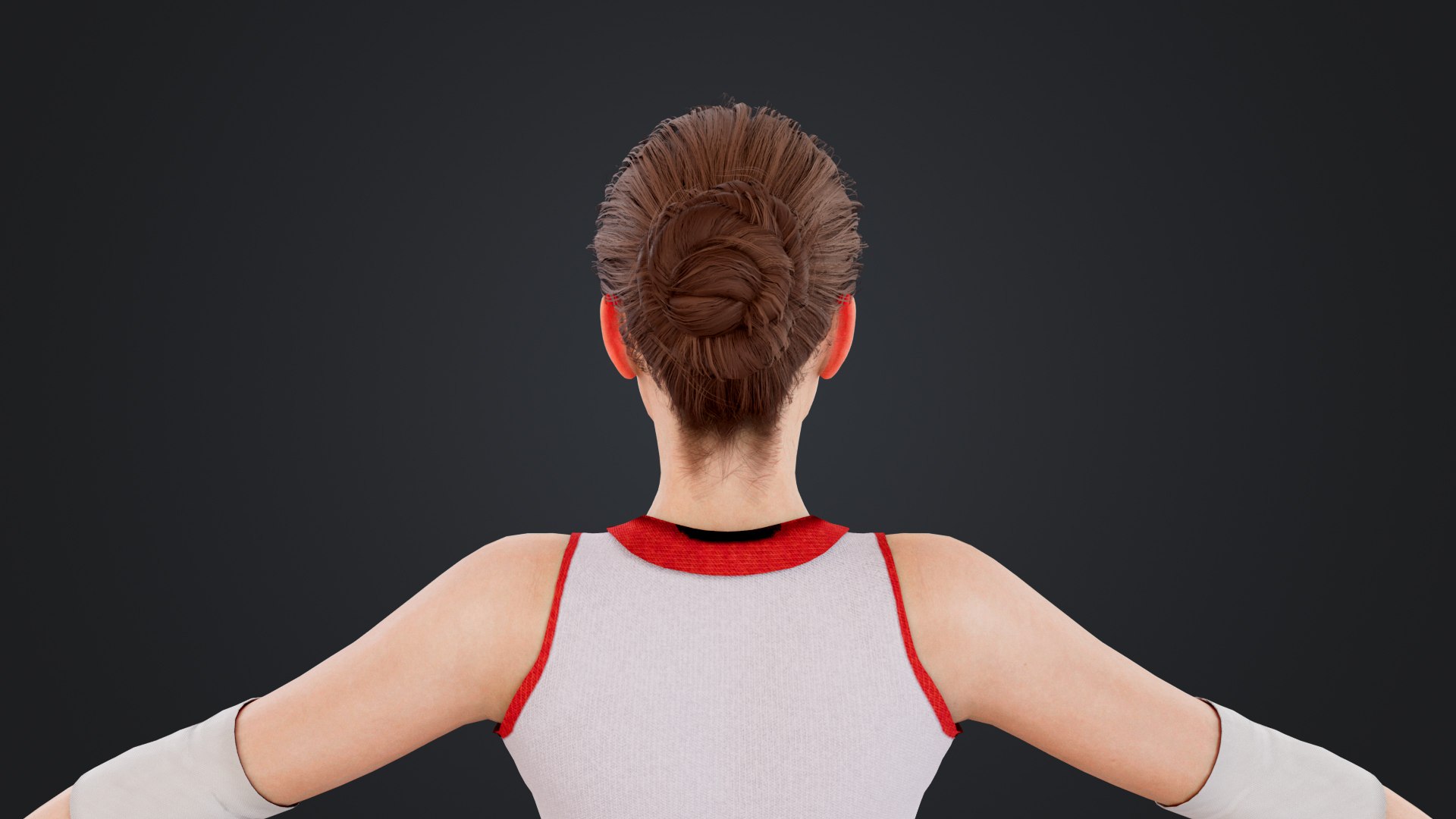 3D Female Volleyball Player Model - TurboSquid 2392192