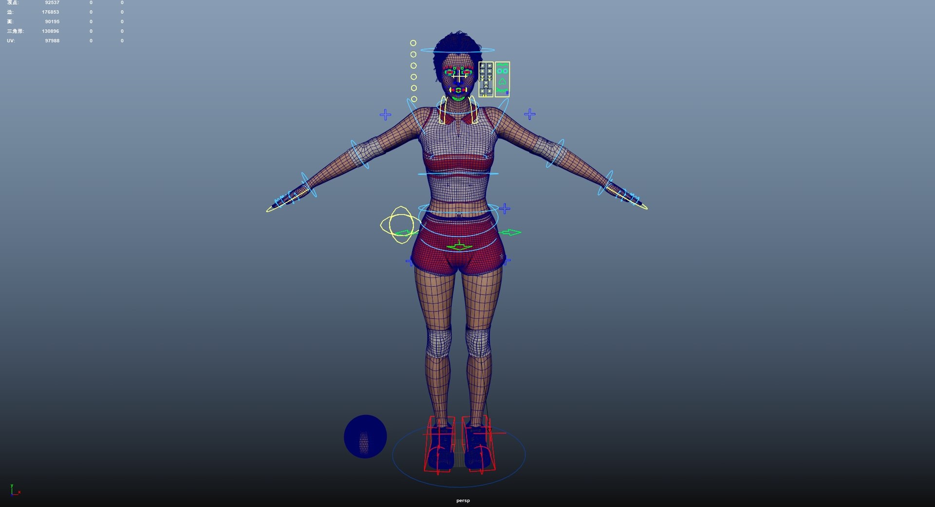 3D Female Volleyball Player Model - TurboSquid 2392192