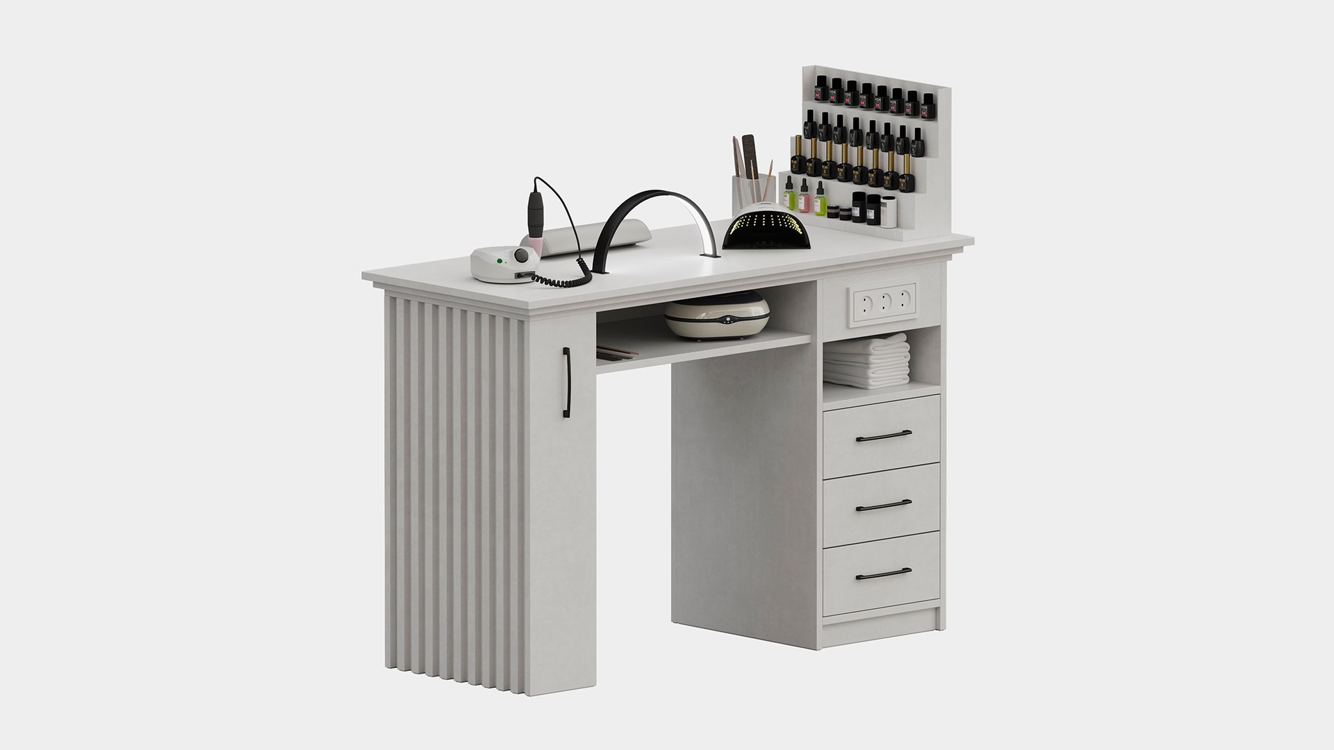 Manicure Table ARM-1 3D Model - TurboSquid 2180544