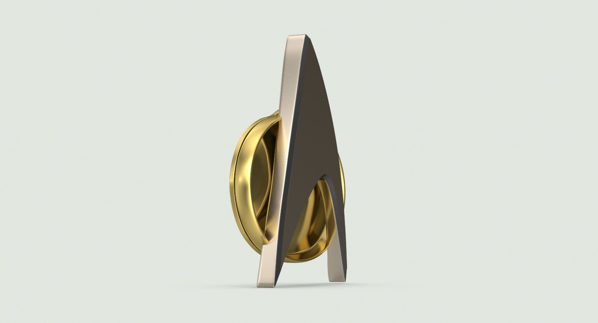 Star Trek Communicator Badge 3d Model