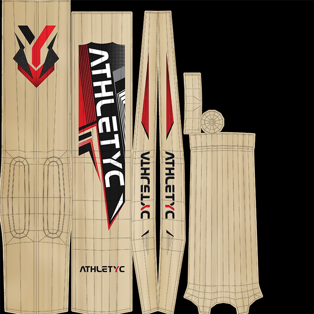 Cricket Bat 3D model - TurboSquid 2158236