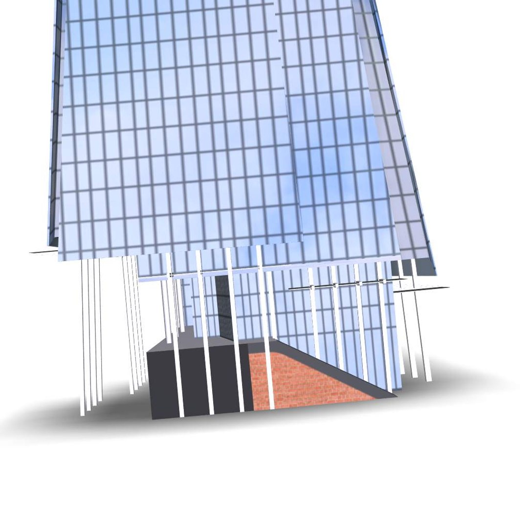 3d Max Shard Building