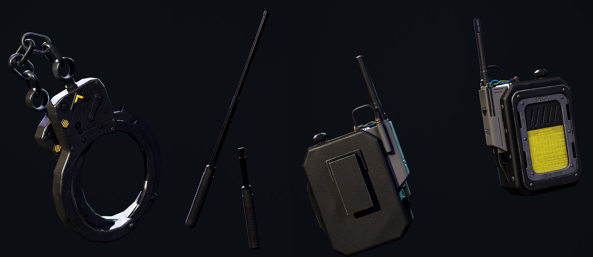 Cyberpunk Police Officer 3D Model - TurboSquid 2141714
