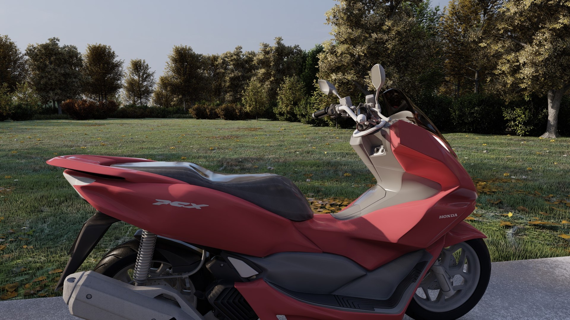 3D Motorcycle Honda PCX - TurboSquid 2274519