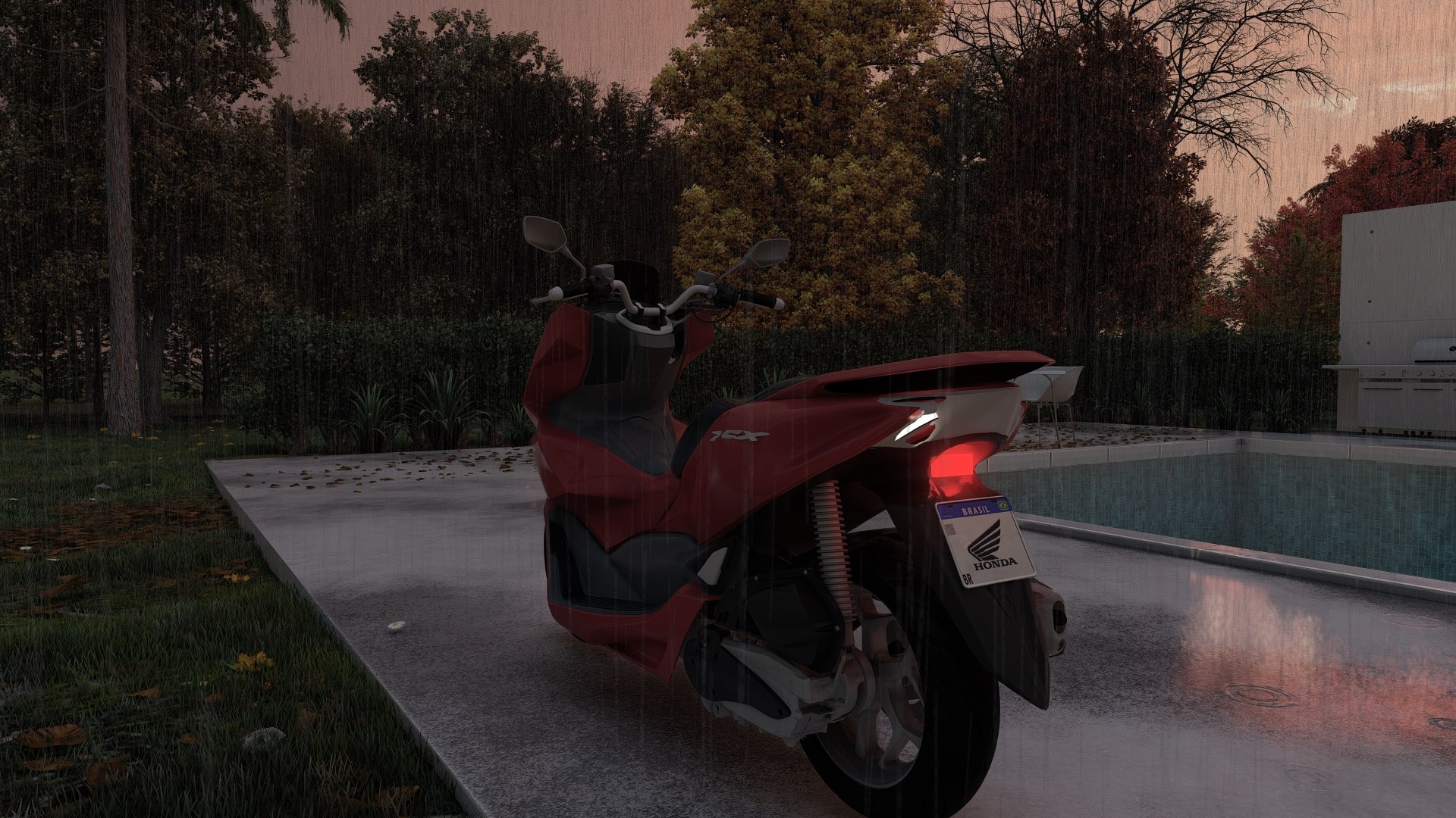 3D Motorcycle Honda PCX - TurboSquid 2274519