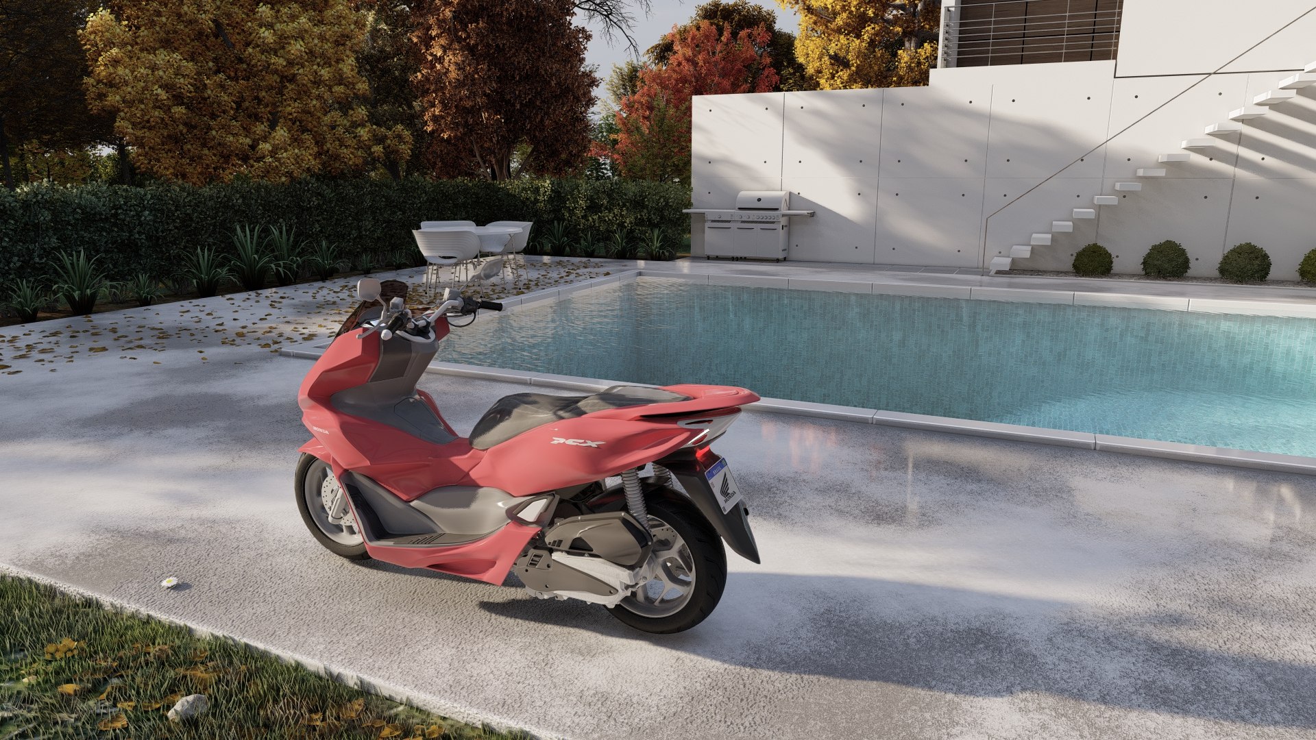 3D Motorcycle Honda PCX - TurboSquid 2274519