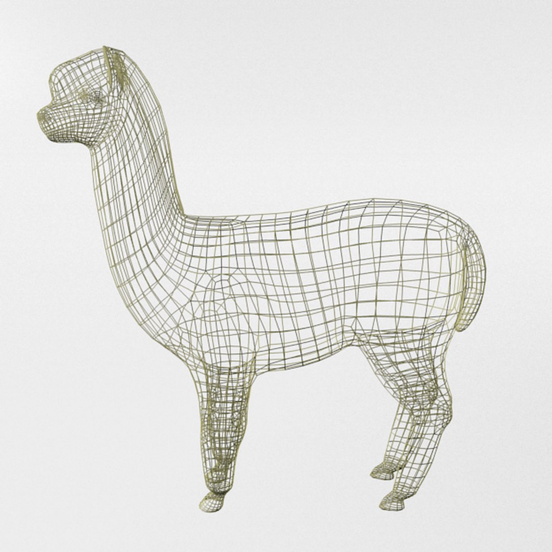 3D Llama Model - TurboSquid 1316793