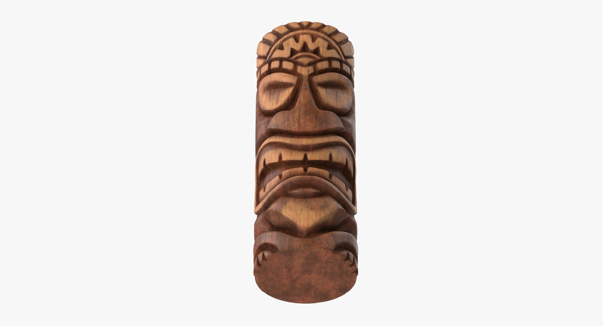 3 tiki 3d model