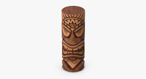 3 tiki 3d model