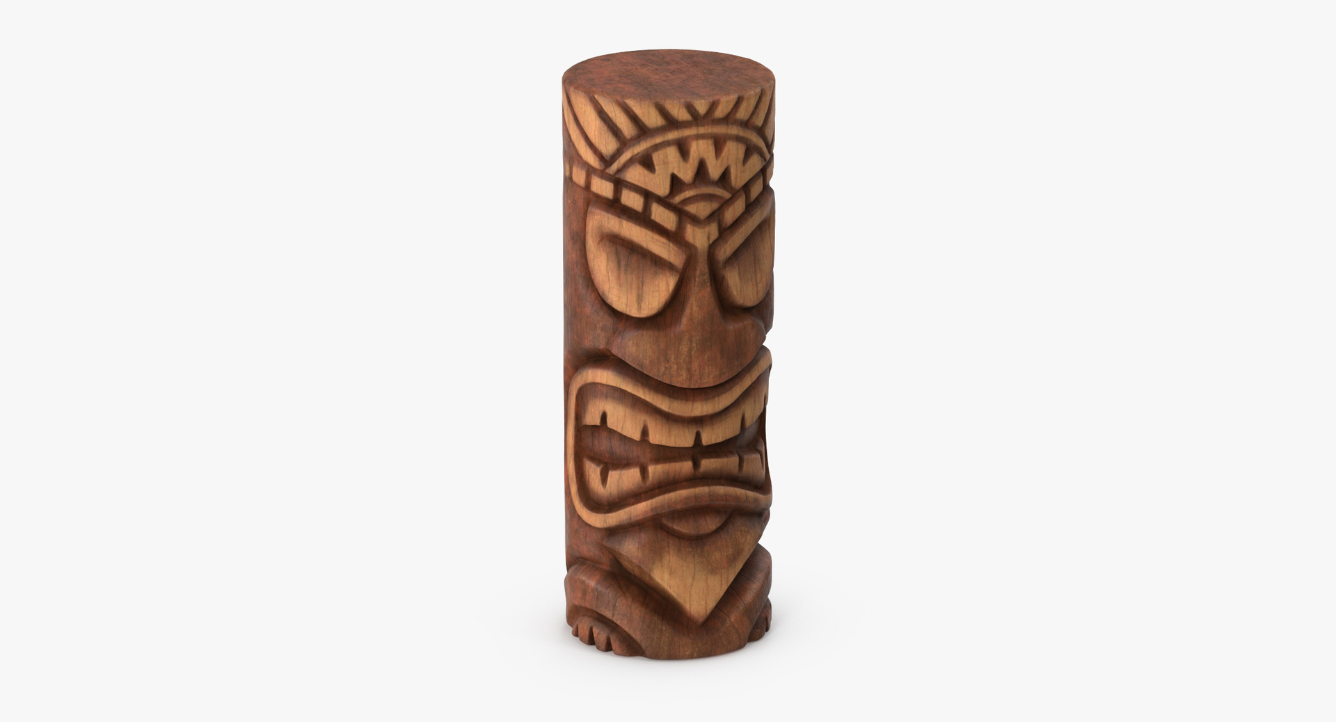 3 tiki 3d model