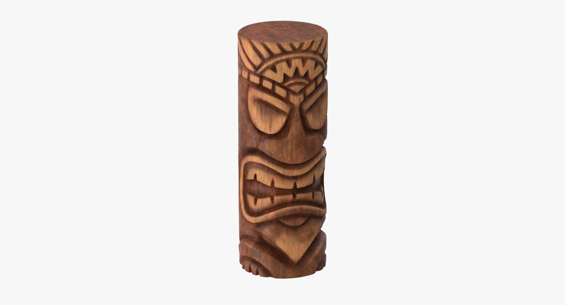 3 tiki 3d model