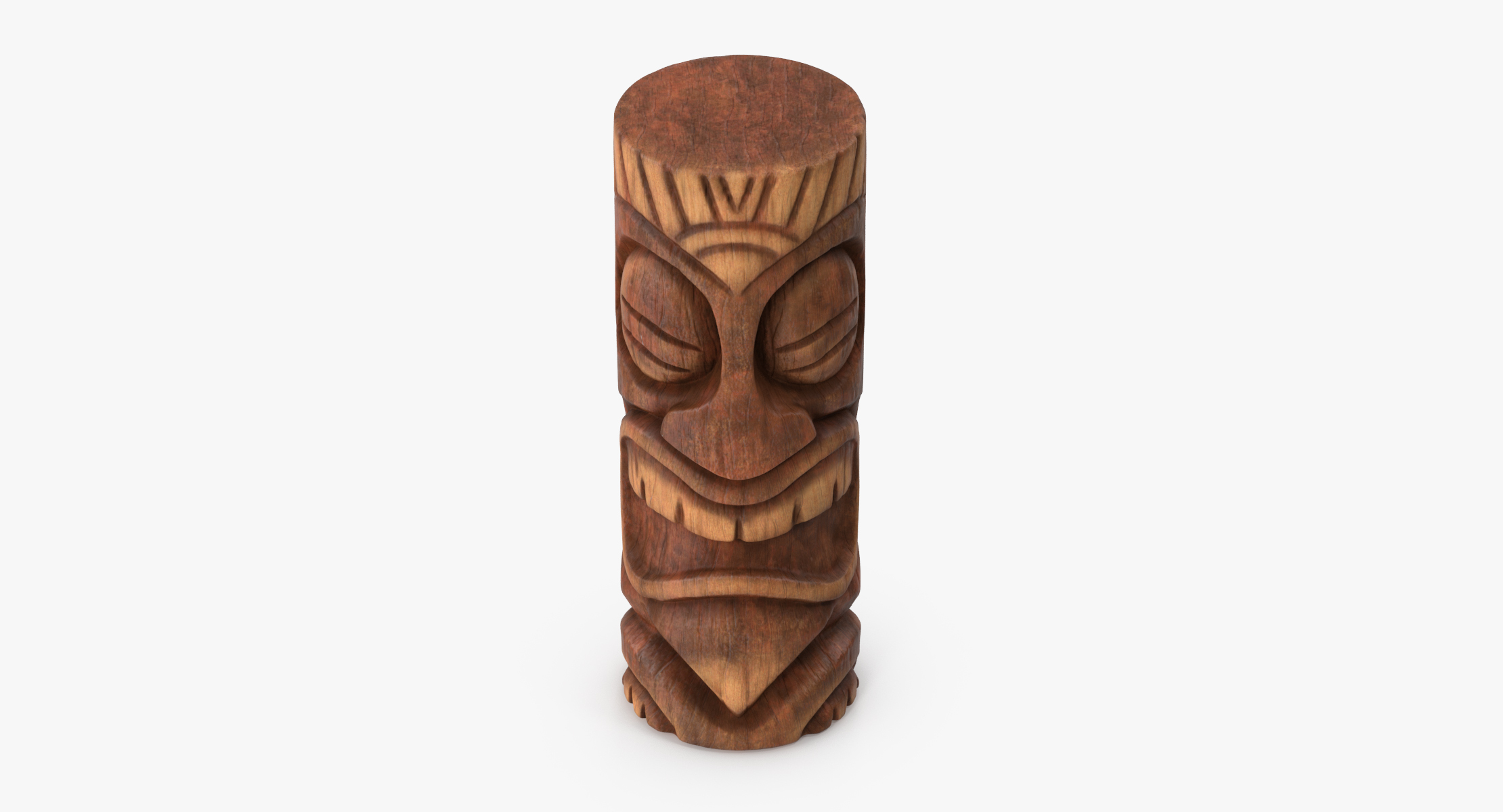 3 tiki 3d model