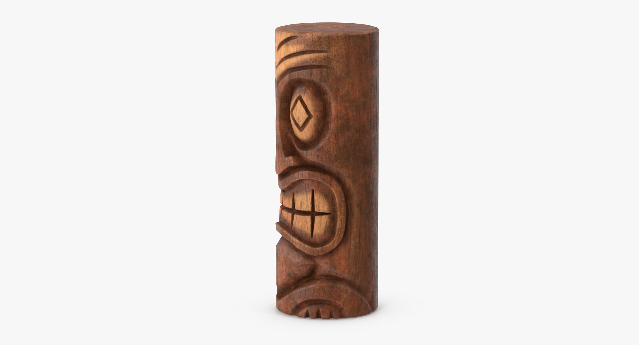 3 tiki 3d model