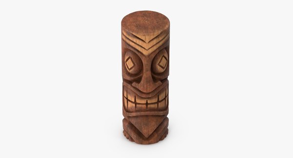 3 tiki 3d model