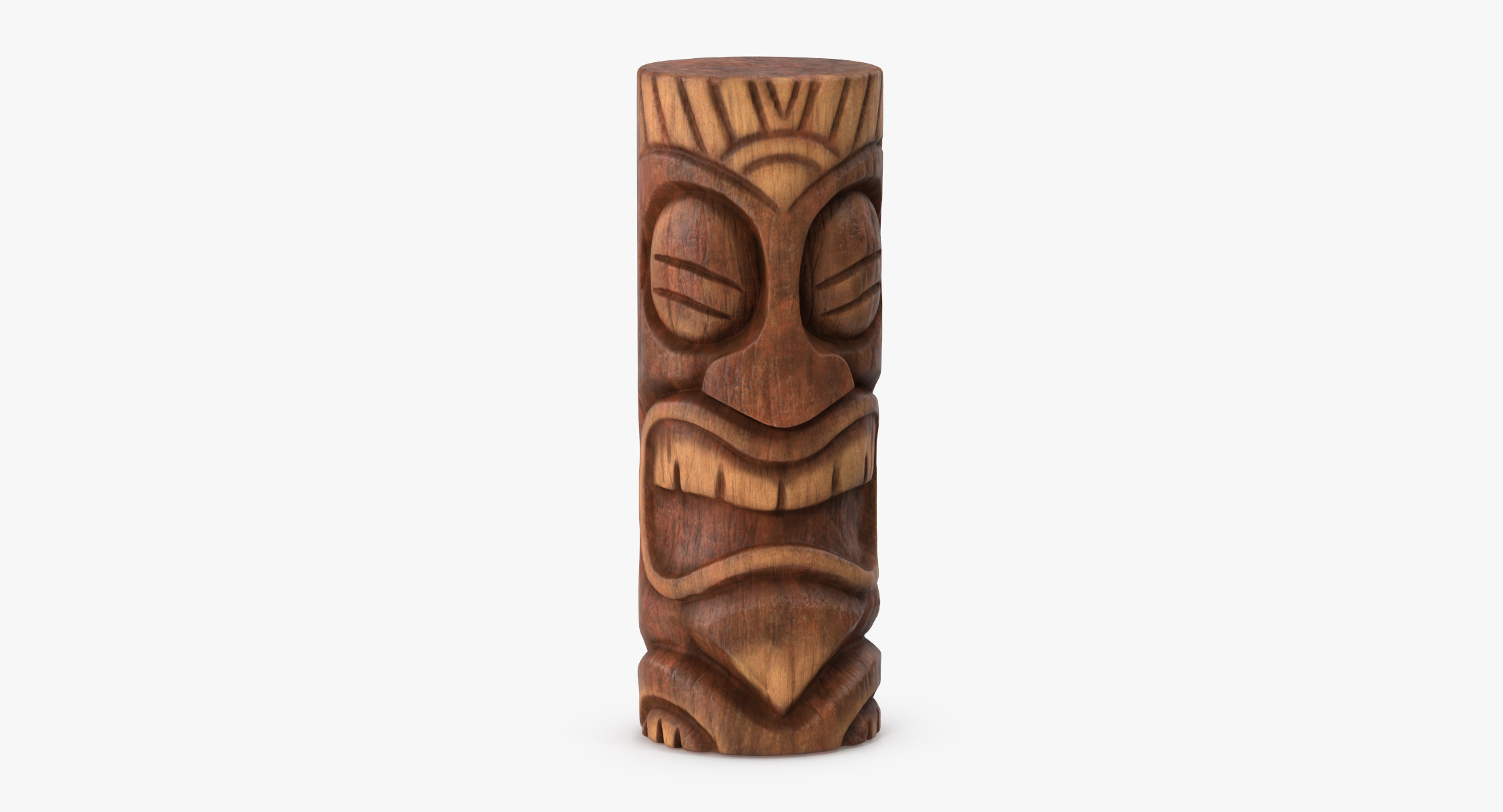 3 tiki 3d model