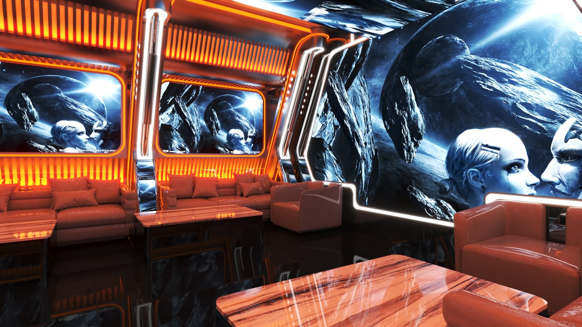 3D night club 11 model - TurboSquid 2075319