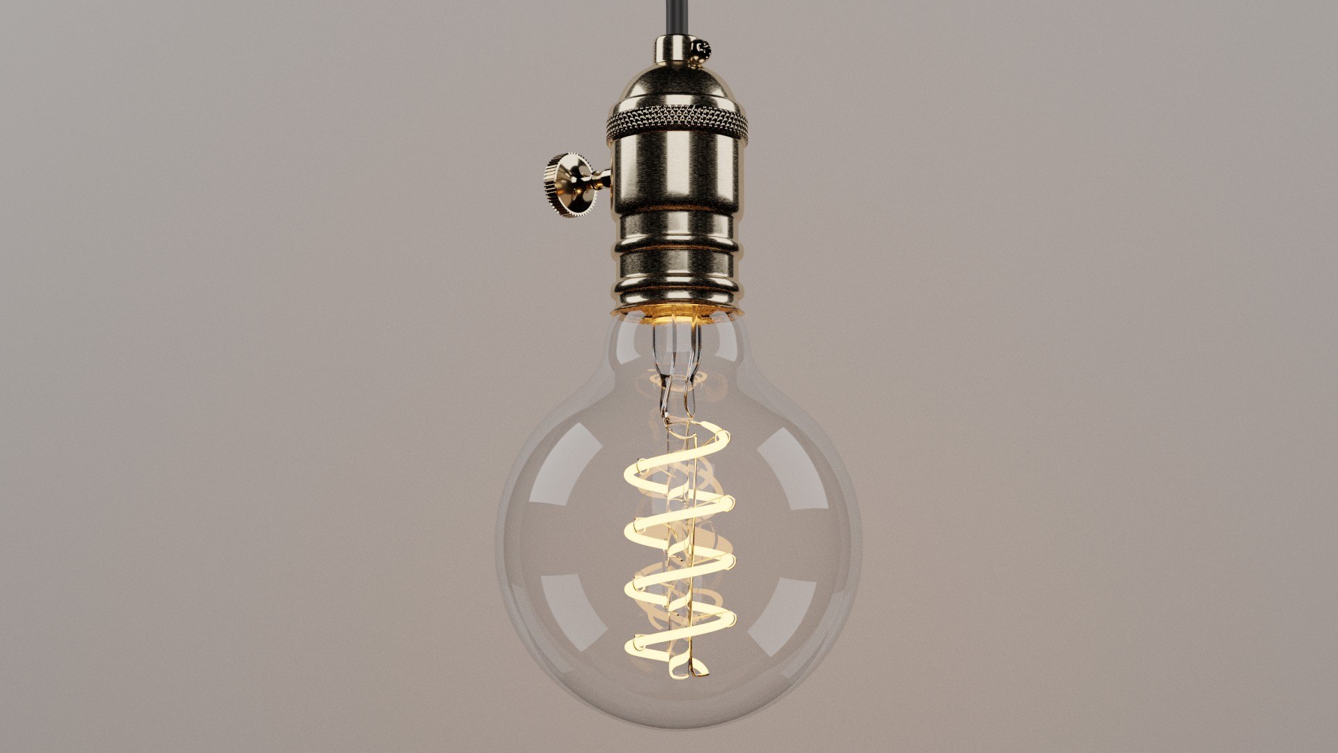 3D Edison Bulb Model - TurboSquid 1722642