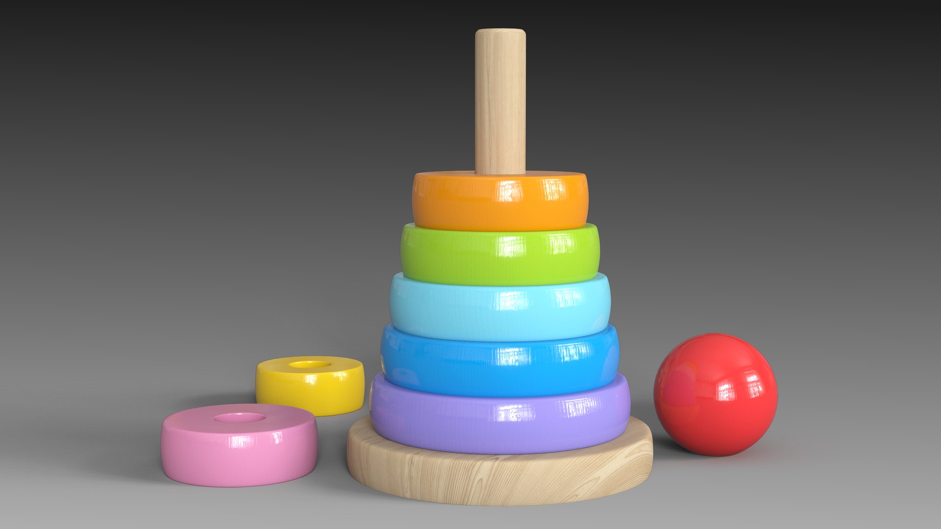 Toy Pyramid 3D Model - TurboSquid 1879027