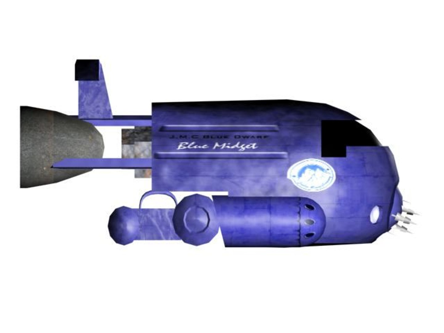 Blue Midget Red Flight 3d Model
