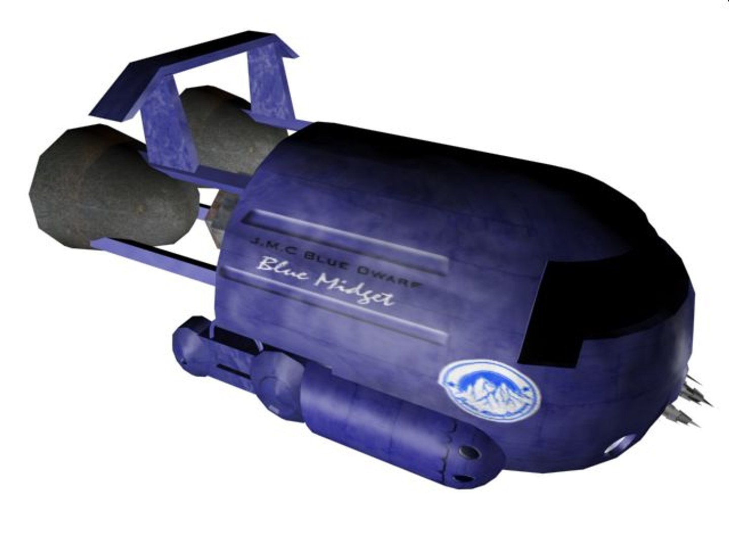 Blue Midget Red Flight 3d Model