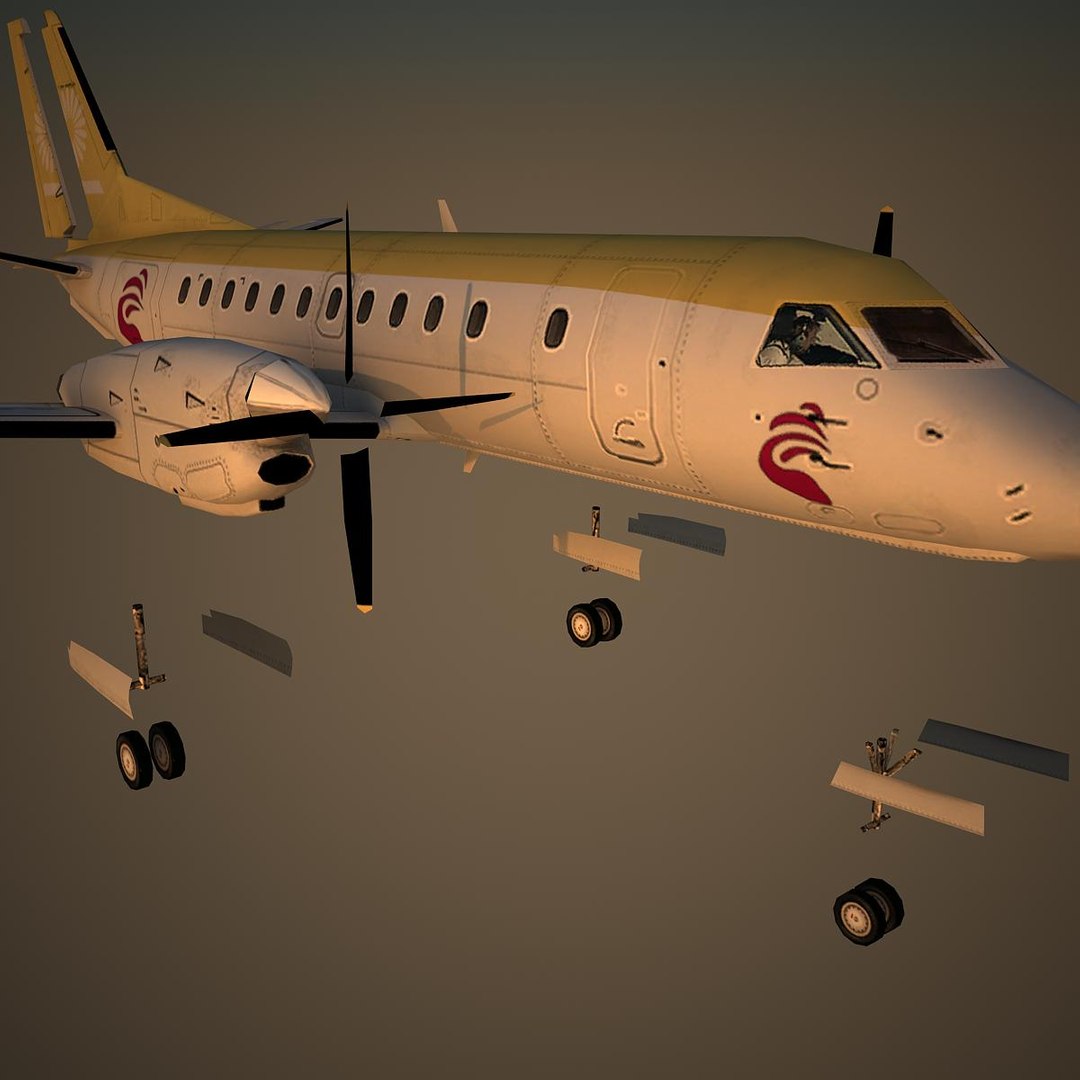 3d Model Saab 340 Iga