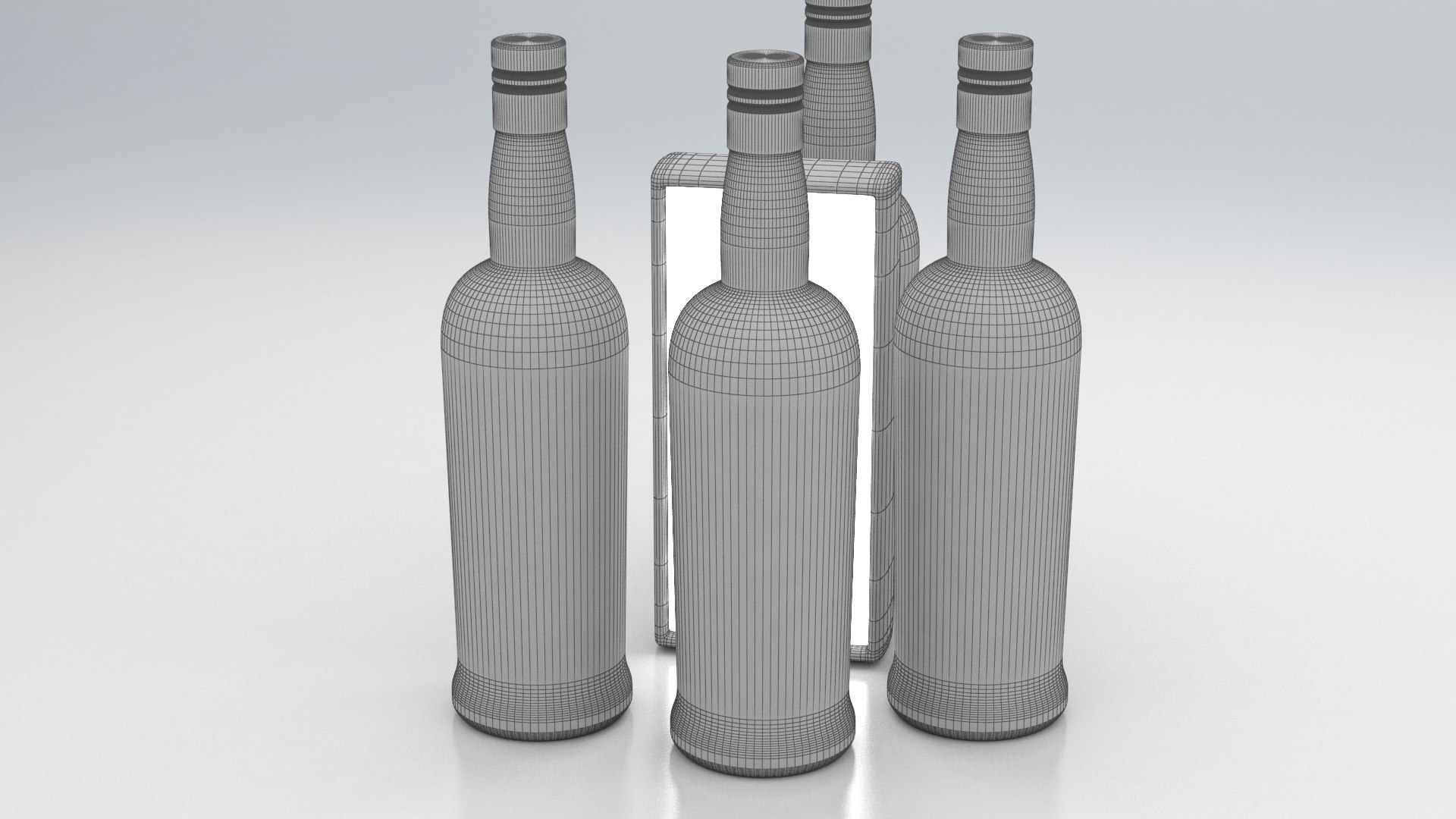 Alcohol Bottle Whisky 3D Model - TurboSquid 1519565