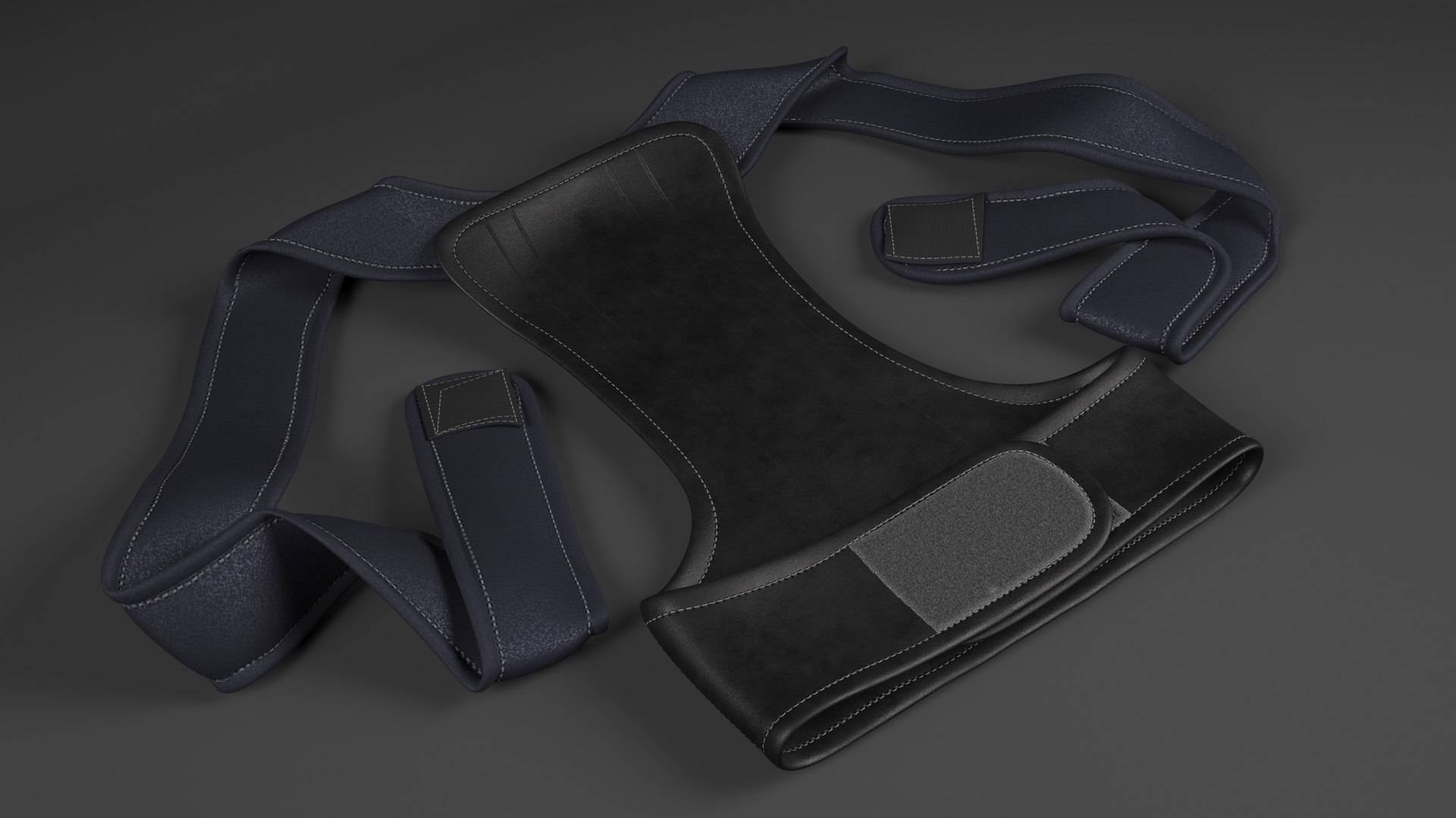 3D Back Support Belt Posture Corrector Model - TurboSquid 2163444